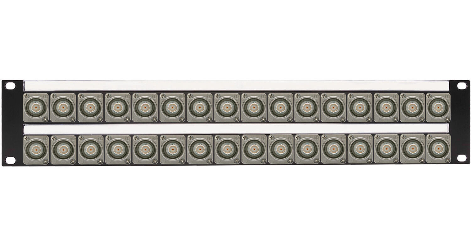 My Custom Shop 32-Port 4K/8K 12G-SDI Feed-Through 32XUHD-BNCR-L