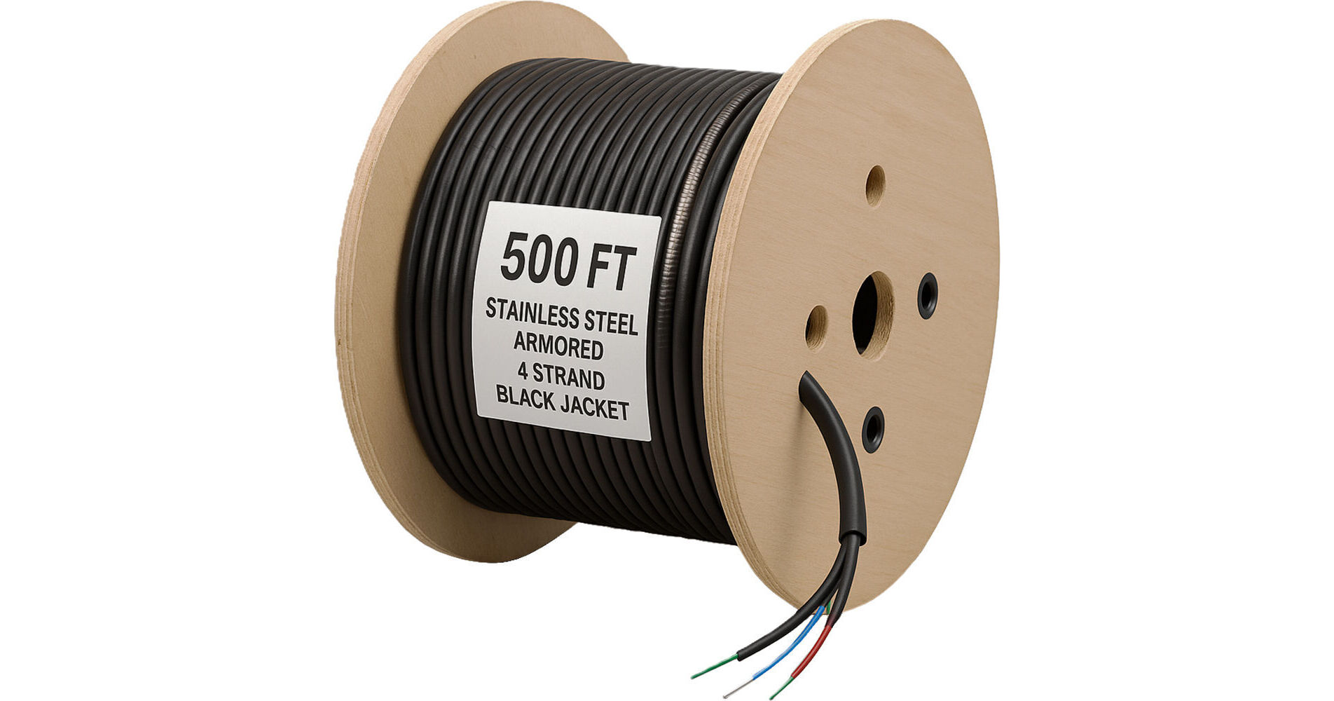 nanoFIBER 12-Strand Steel Armor OM3 Multimode MM12T-M3-PL-500