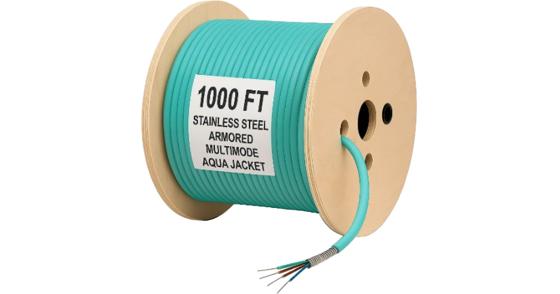 nanoFIBER 6-Strand Steel Armor OM3 Multimode MM6T-M4-IOPA-1000