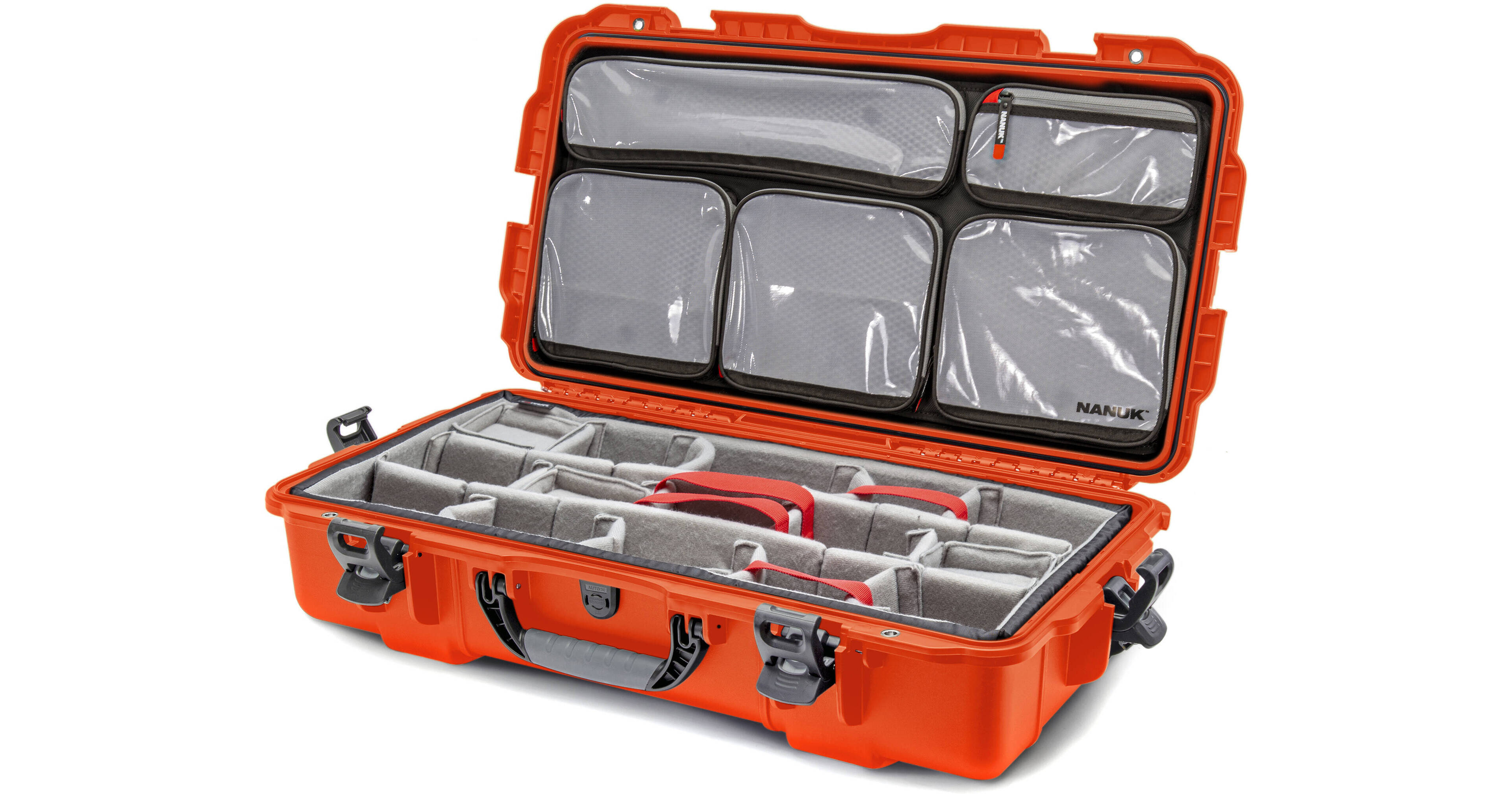 Nanuk 980 Hard Case Pro Photo Kit (Orange, 36L) 980S-060OR-0A0