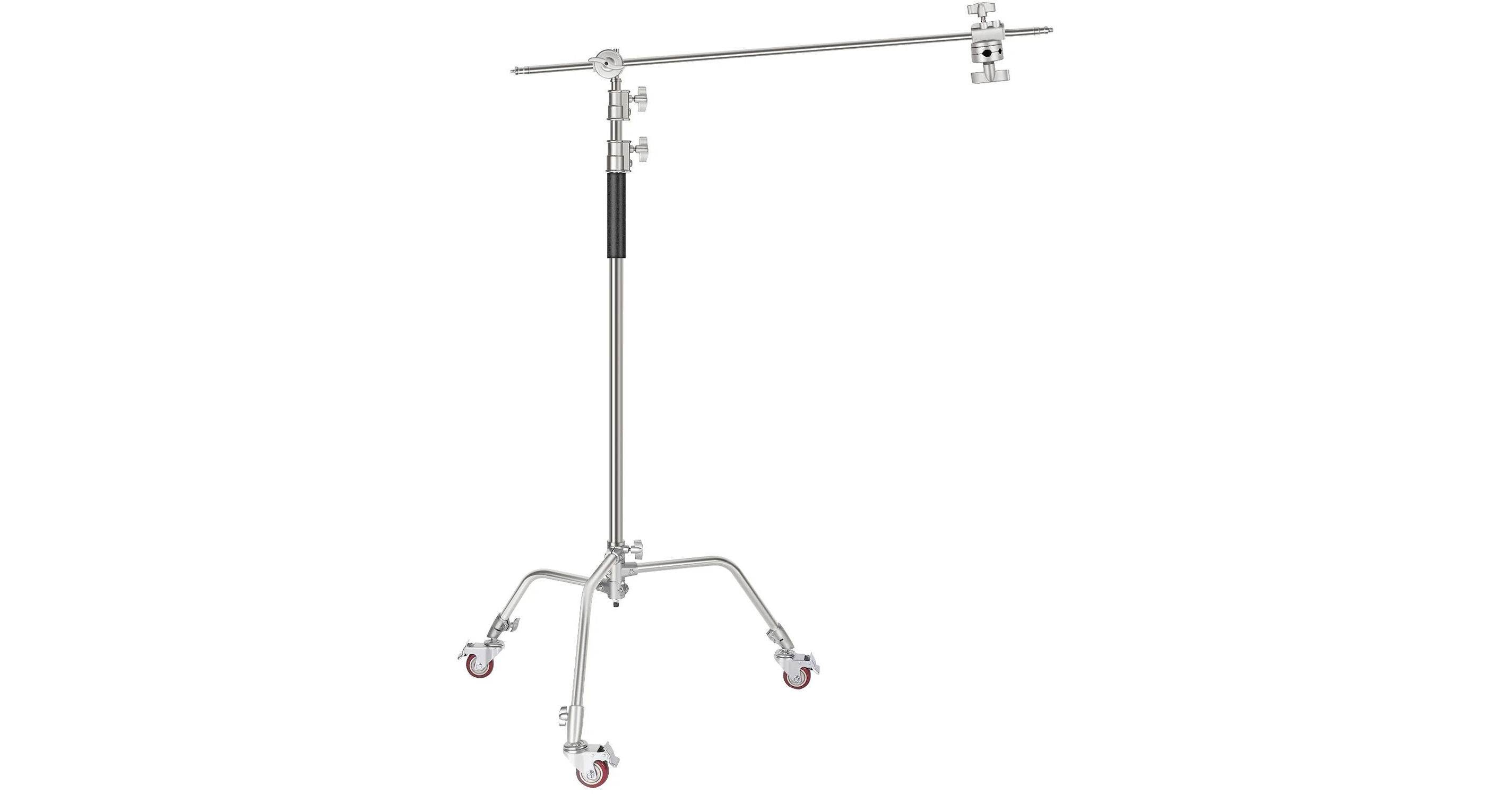 Neewer Pro Metal C-Stand with Wheels (10.8') 66600119 B&H Photo