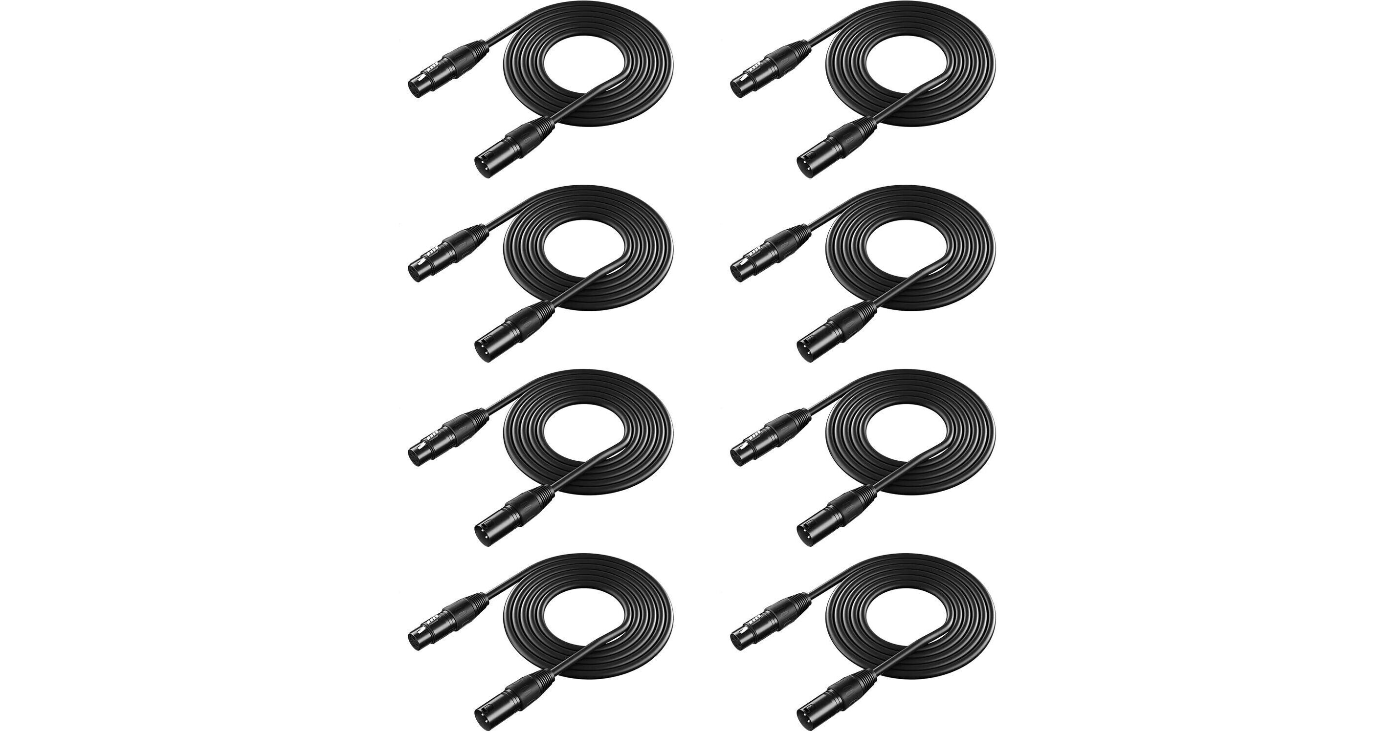 Neewer 3-Pin XLR Male to 3-Pin XLR Female Cable 66600424 B&H