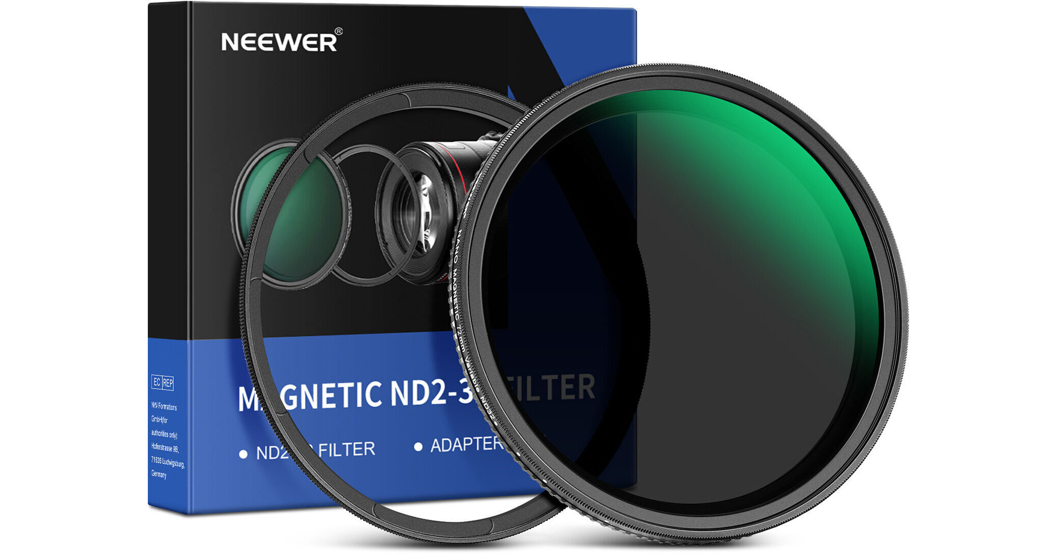 Neewer Magnetic Variable ND Filter (72mm, 1 to 5-Stop) 66601656