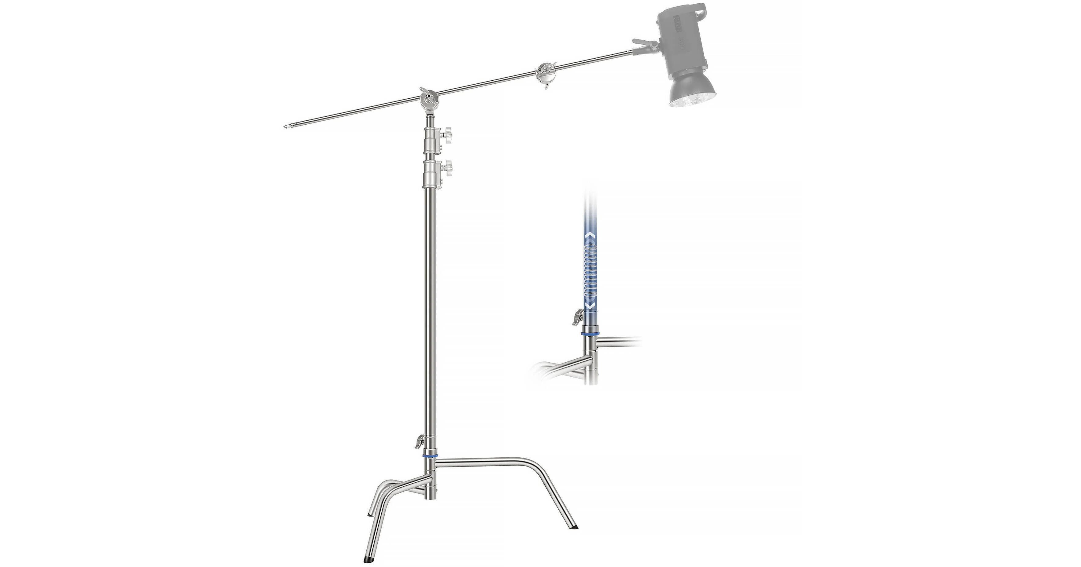 Neewer SC320Q Stainless Steel C-Stand with Boom Arm 66603857 B&H