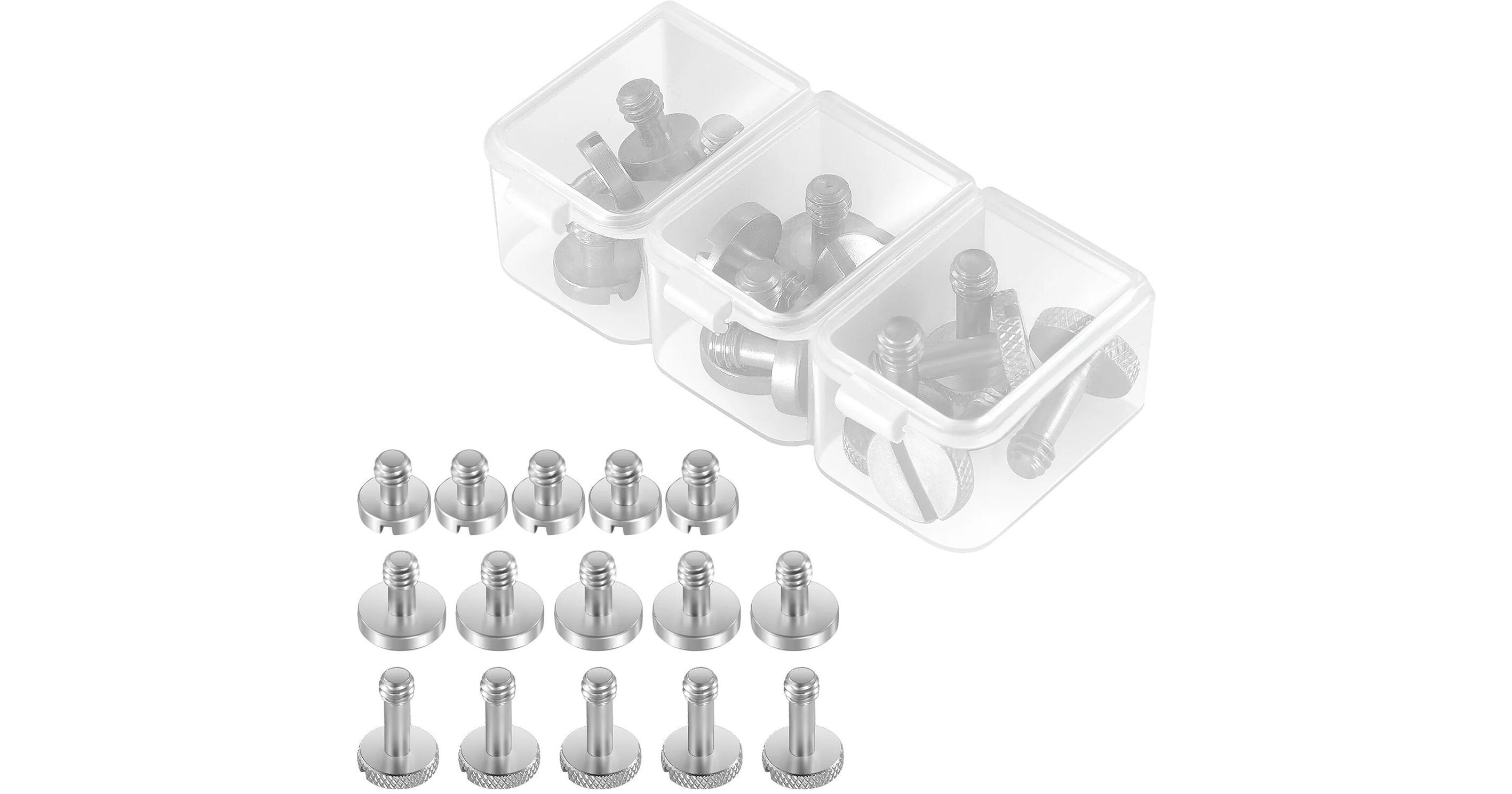 Neewer 1/4''-20 Quick Release Plate Slotted Screw Kit 66604577