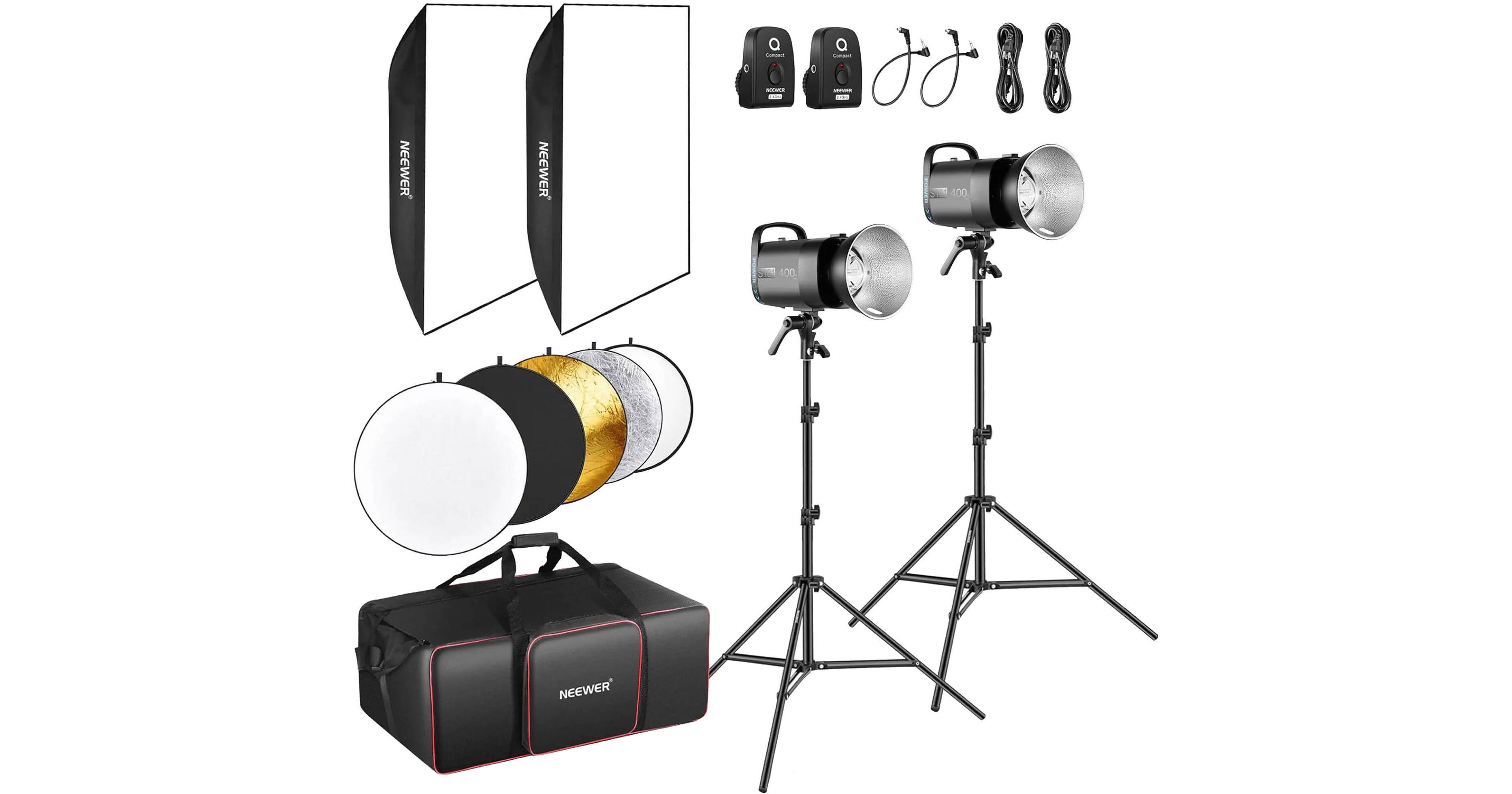 Neewer S101-400W PRO Studio Monolight (2-Light Kit) 66605040 B&H