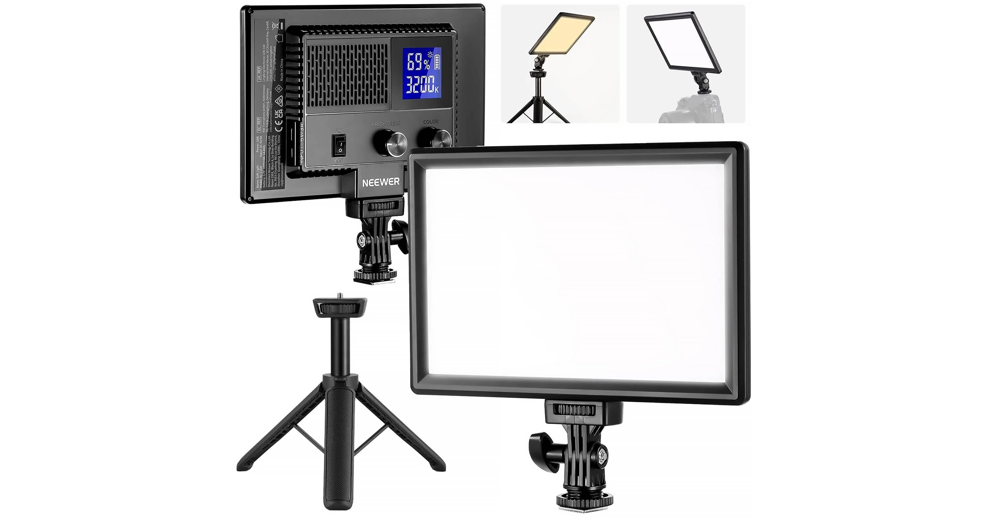 Neewer NL-116AI Bi-Color LED Light Panel with Mini 66605552