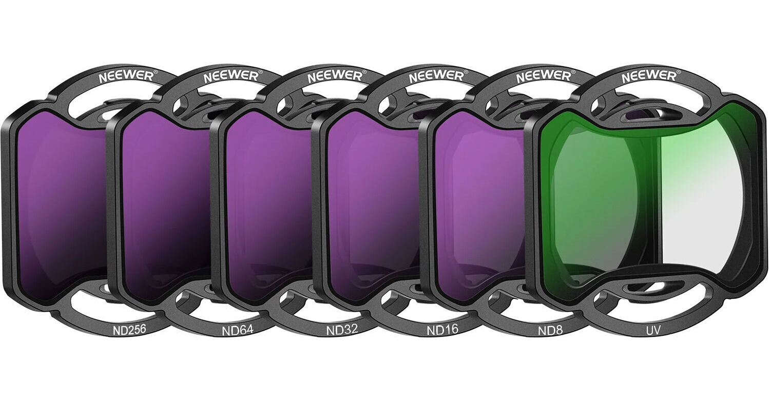 Neewer Snap-On UV/ND Filter Set for DJI Avata 2 (6-Pack)