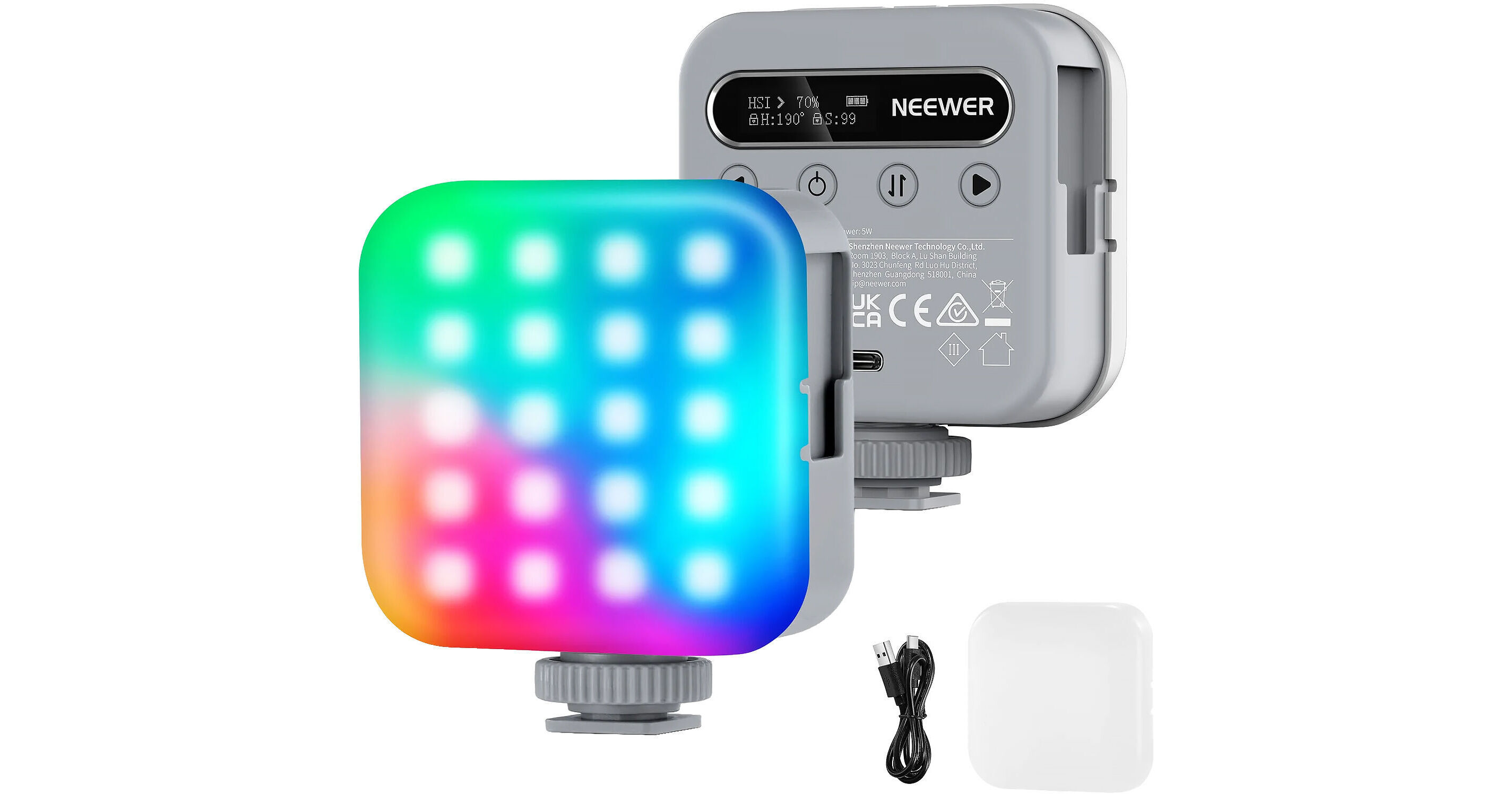 Neewer BL60C Magnetic RGB LED Light Panel 66606414 B&H Photo
