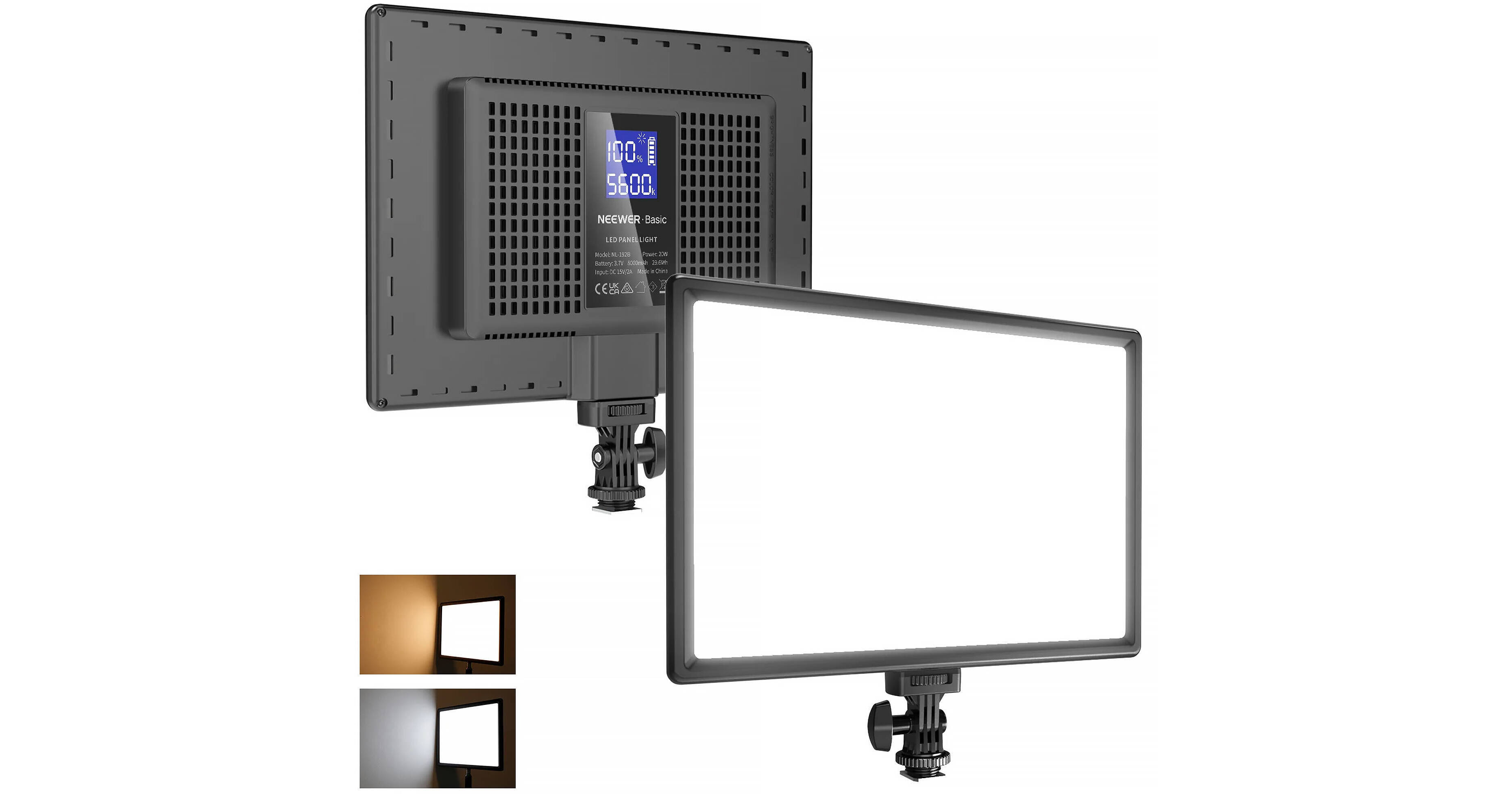 Neewer BASICS NL-192B Bi-Color LED Light Panel 66606486 B&H