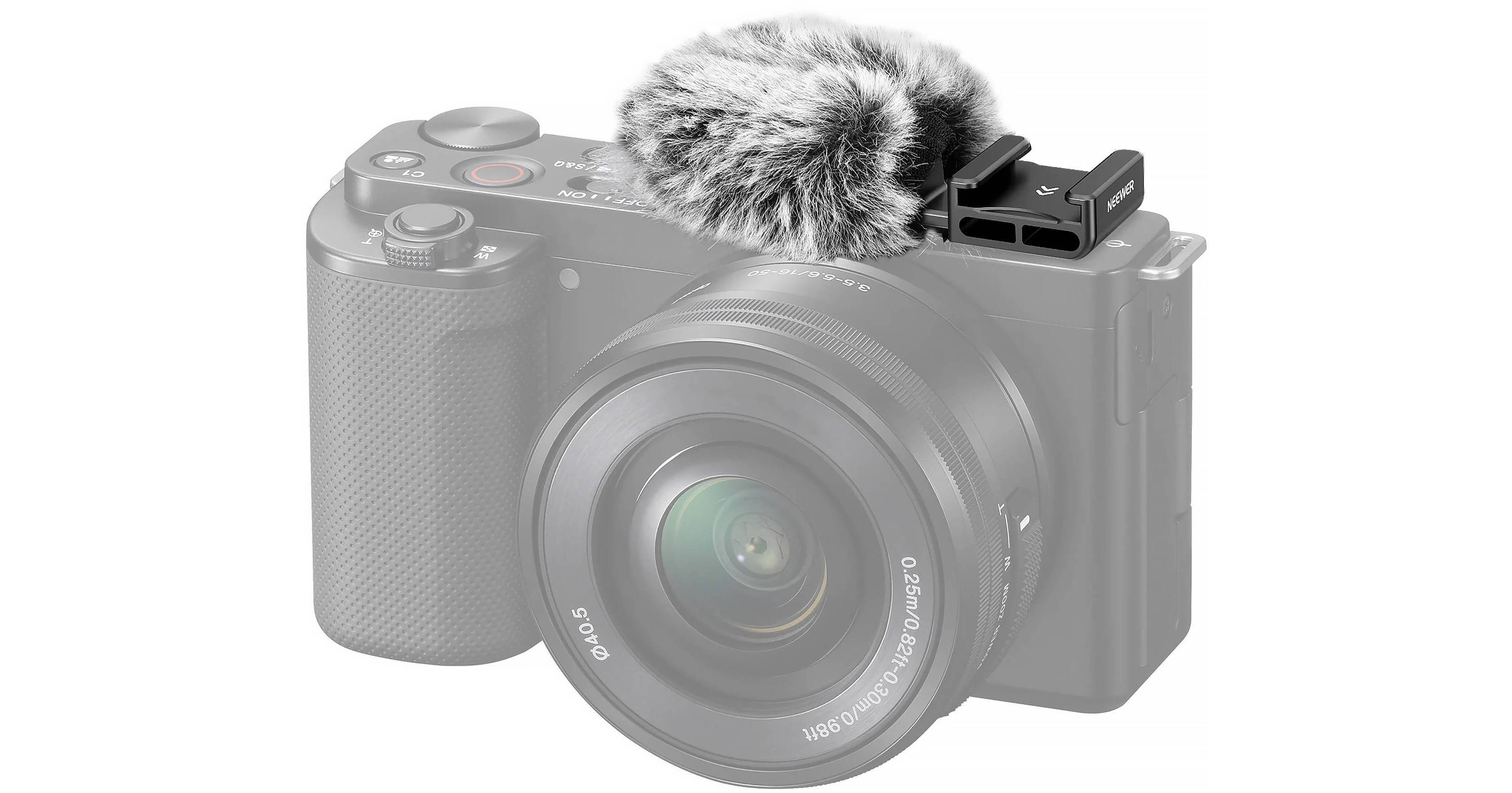 Neewer CA133 Cold Shoe Wind Muff for Sony ZV-Series 66606615 B&H