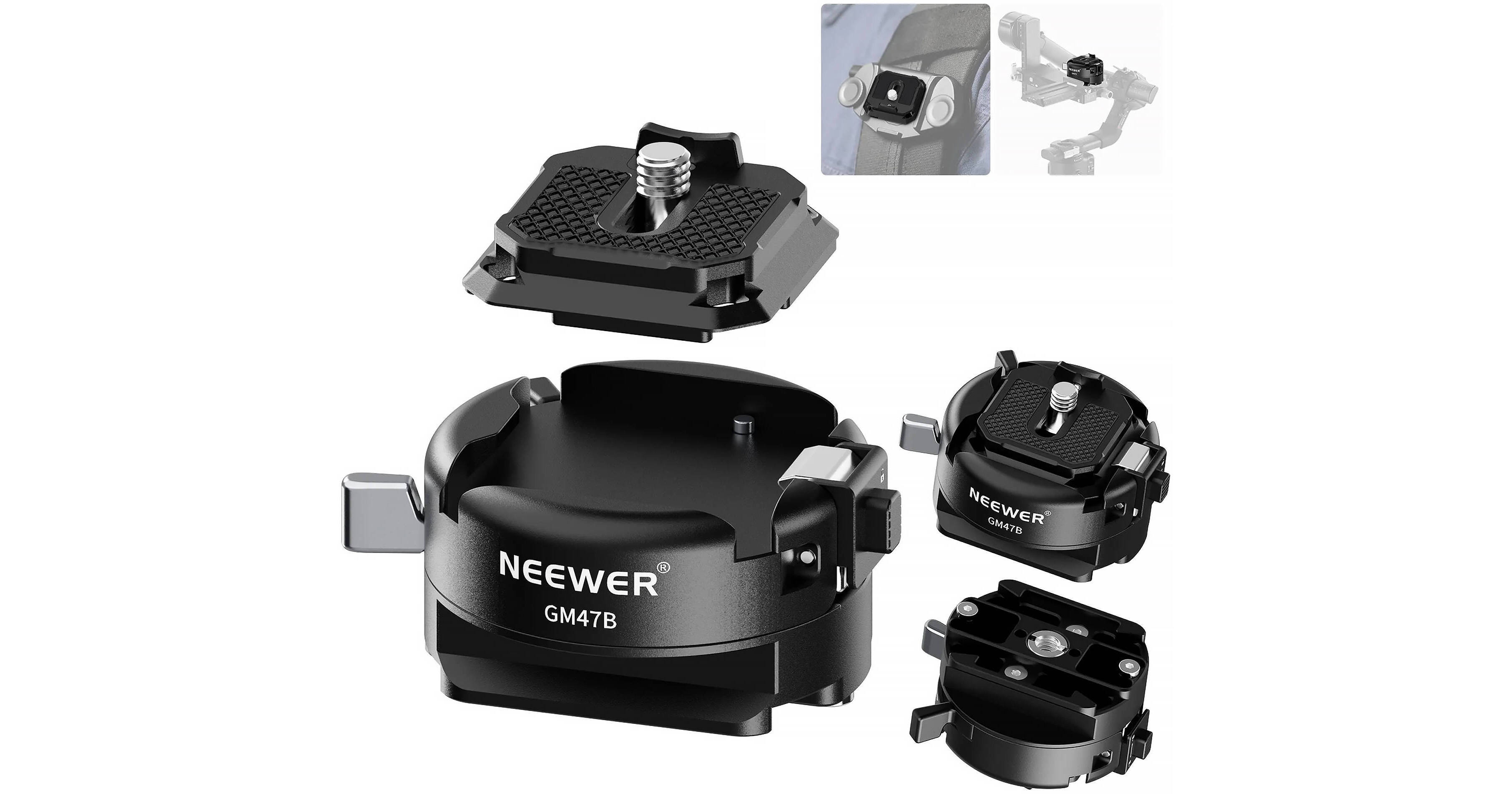 Neewer GM47B Anti Twist Camera Quick Release Plate Kit 66606658