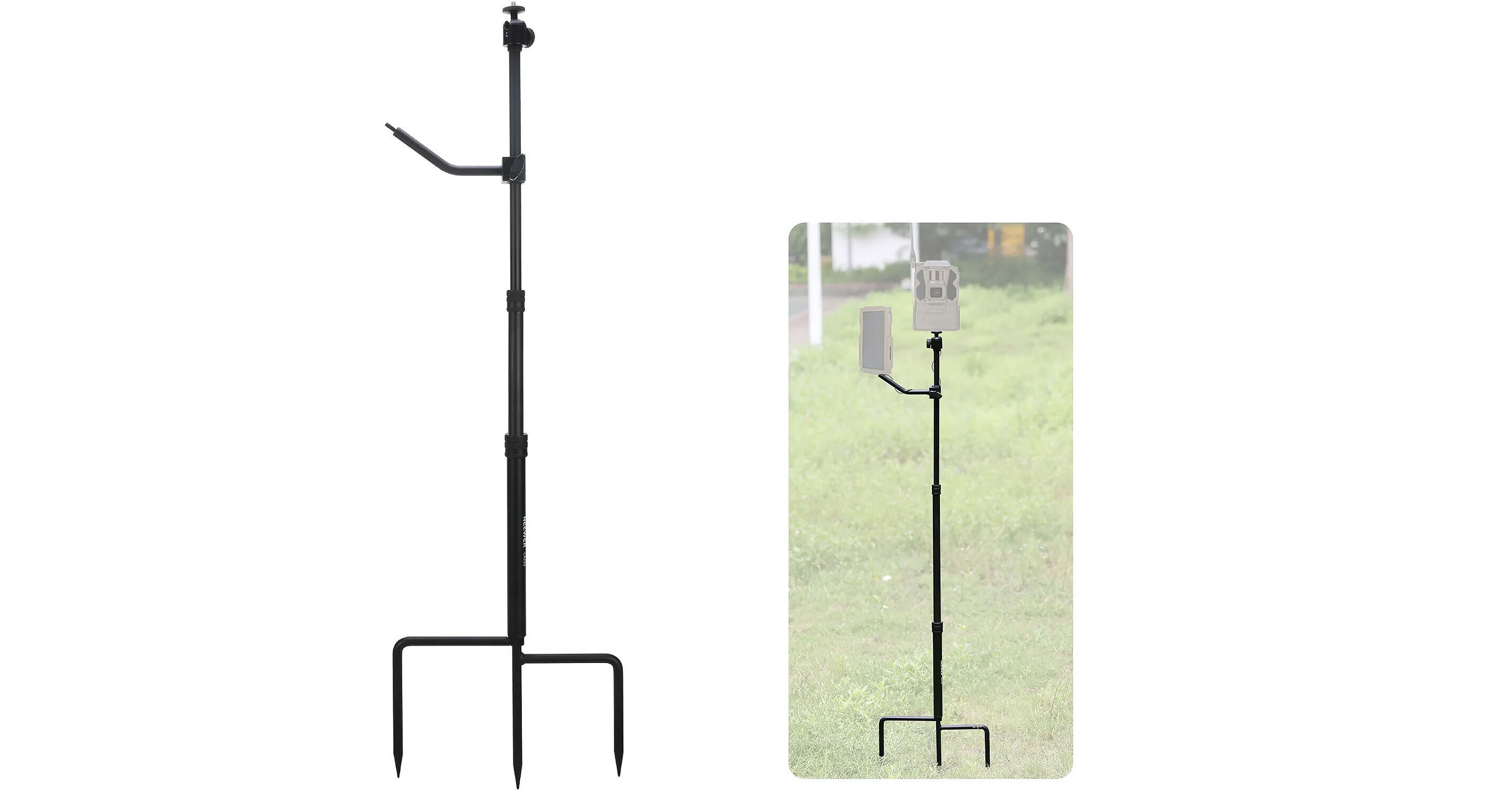 Neewer CA153 Trail Camera Mount with Solar Panel Holder 66607544