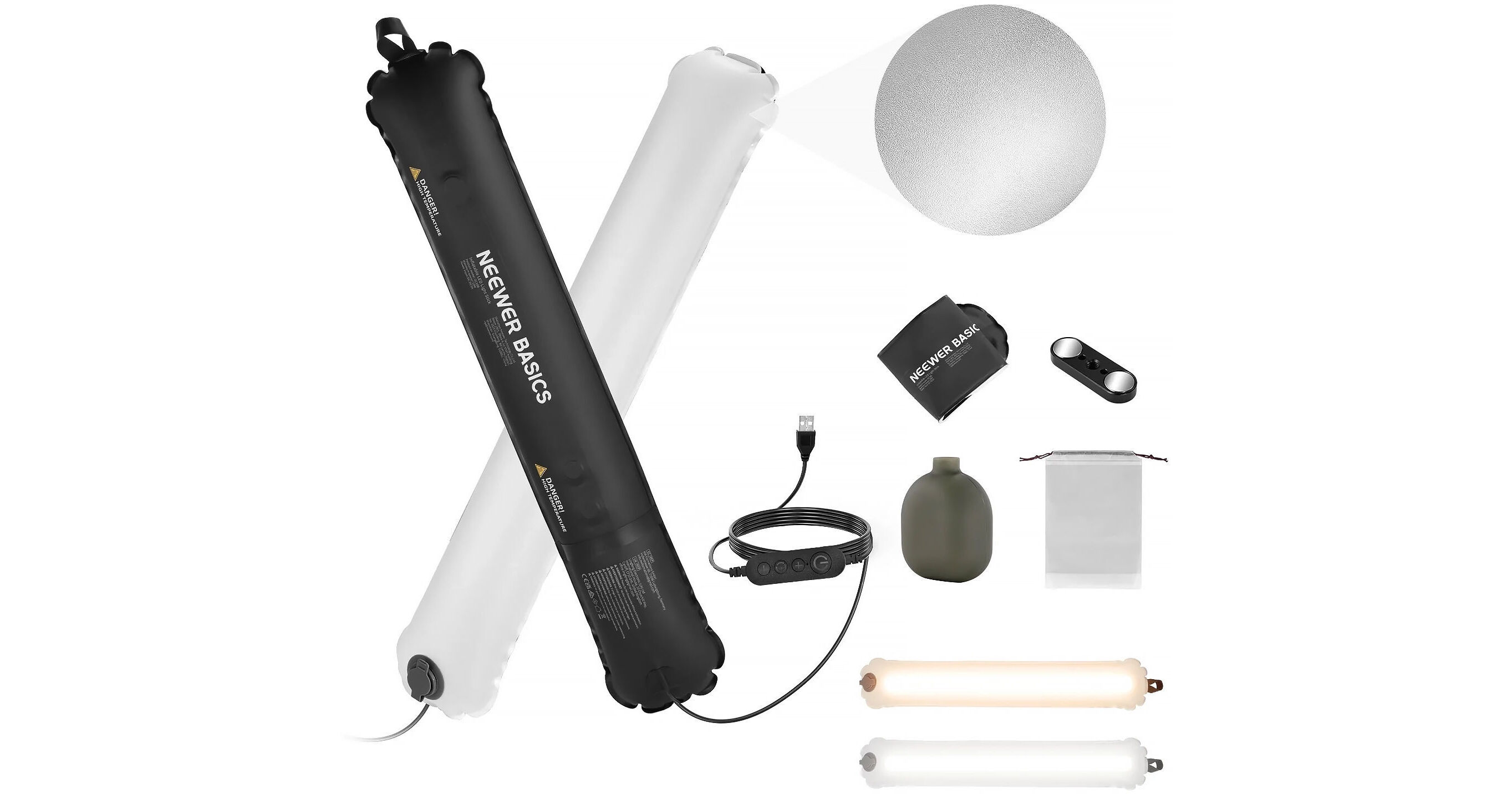 Neewer BASICS GC10B Bi-Color Inflatable LED Light 66607908 B&H