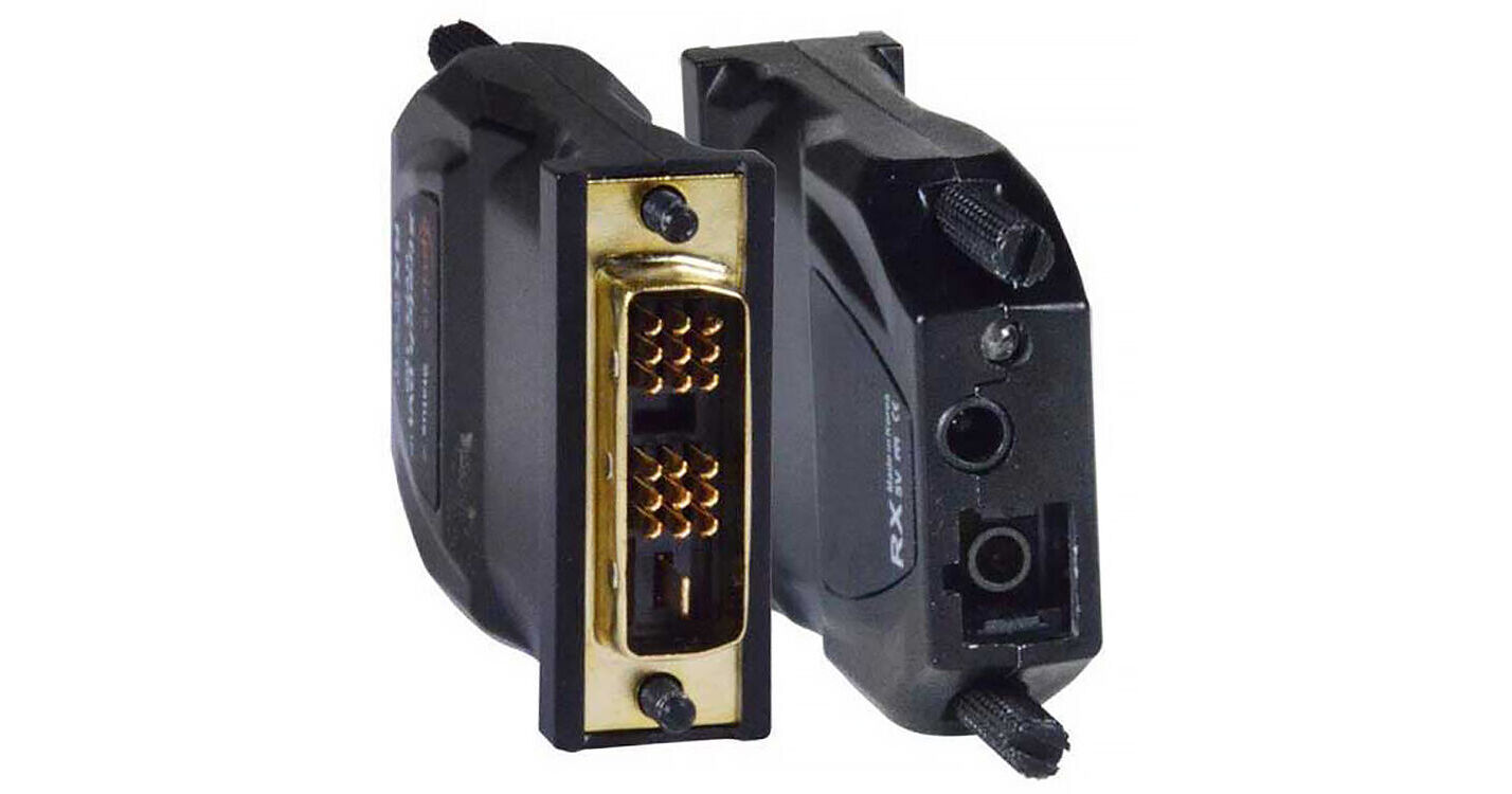 Network Technologies Optical Fiber to DVI ST-1FODVI-R-SC500M B&H