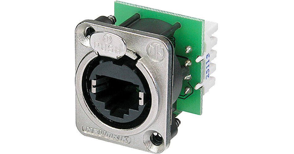 Neutrik NE8FDV-YK etherCON Series Panel Mount Receptacle