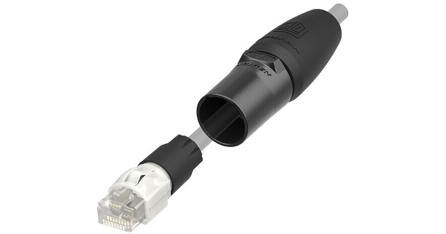 Neutrik NE8MXR-B-TOP etherCON TOP RJ45 Cable NE8MXR-B-TOP B&H