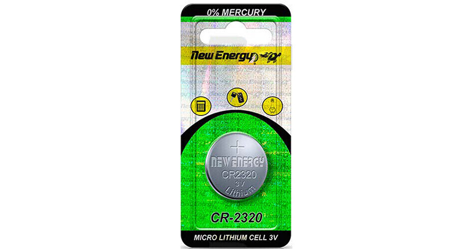 New Energy CR-2330 3V Lithium Button Cell Battery 8314 B&H Photo