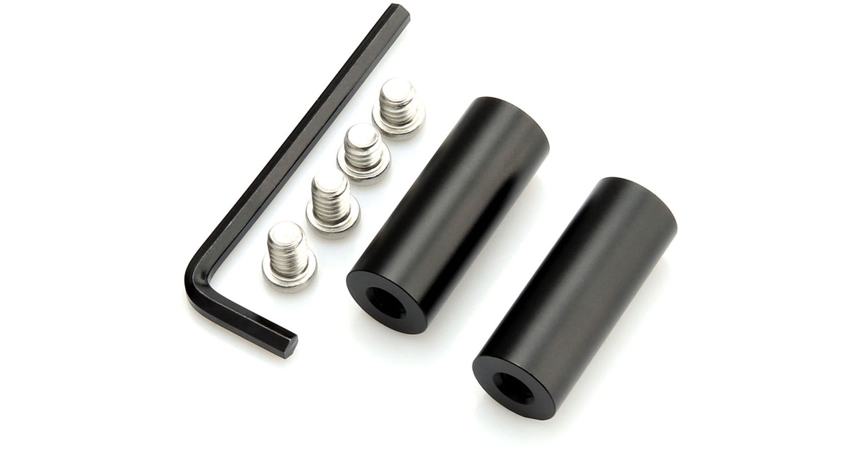 Niceyrig 15mm Aluminum Alloy Rod with 1/4"-20 Female Threads 026