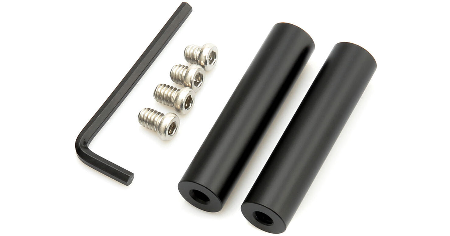 Niceyrig Short 15mm Aluminum Rod Set with 1/4"-20 Female 027 B&H