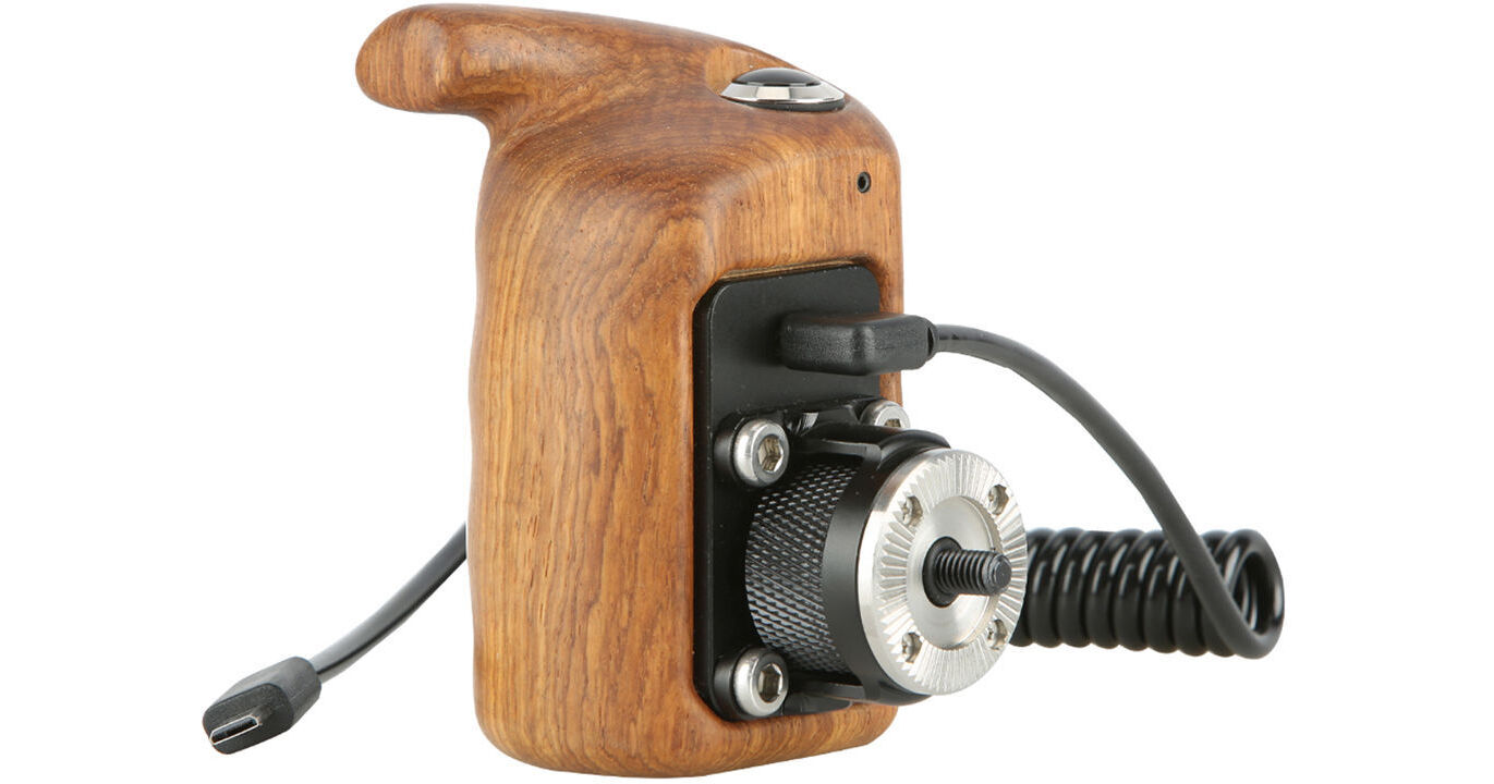 Niceyrig Left-Side Wooden Handgrip with Record Start/Stop 295