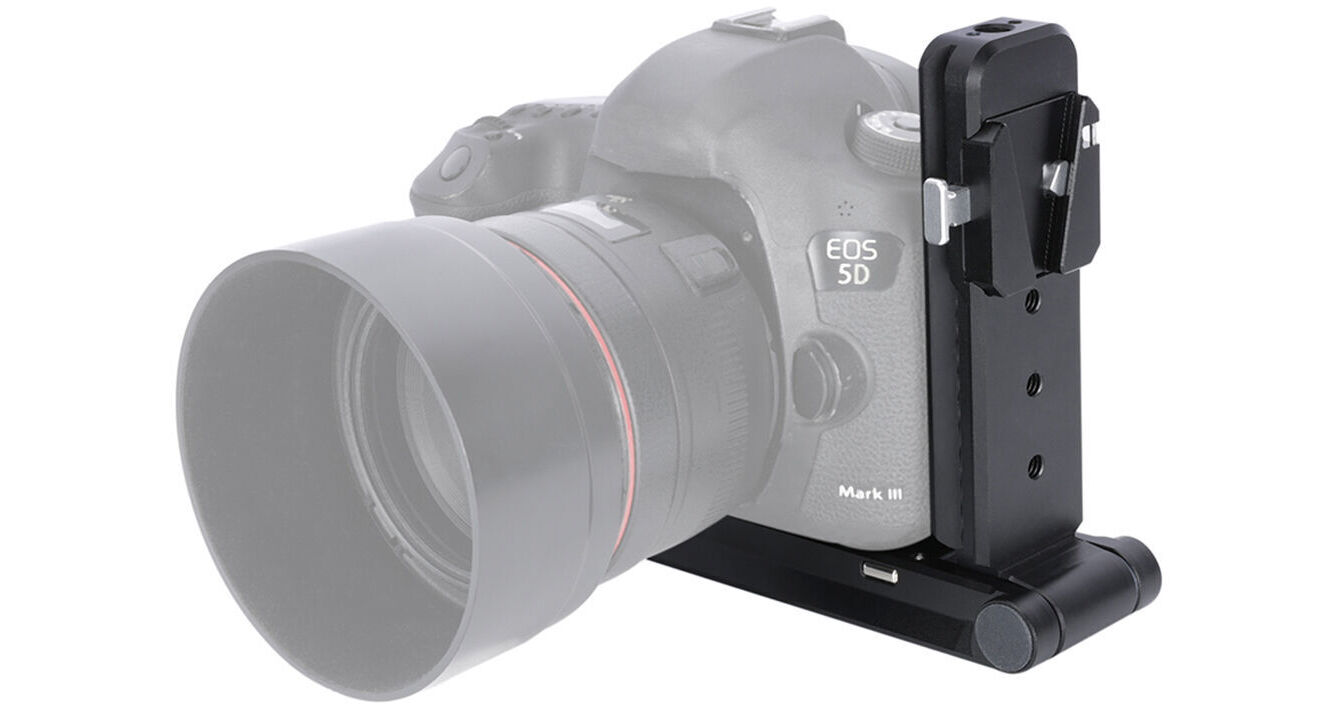 Niceyrig Foldable L-Bracket with V-Lock Battery Mount 598 B&H