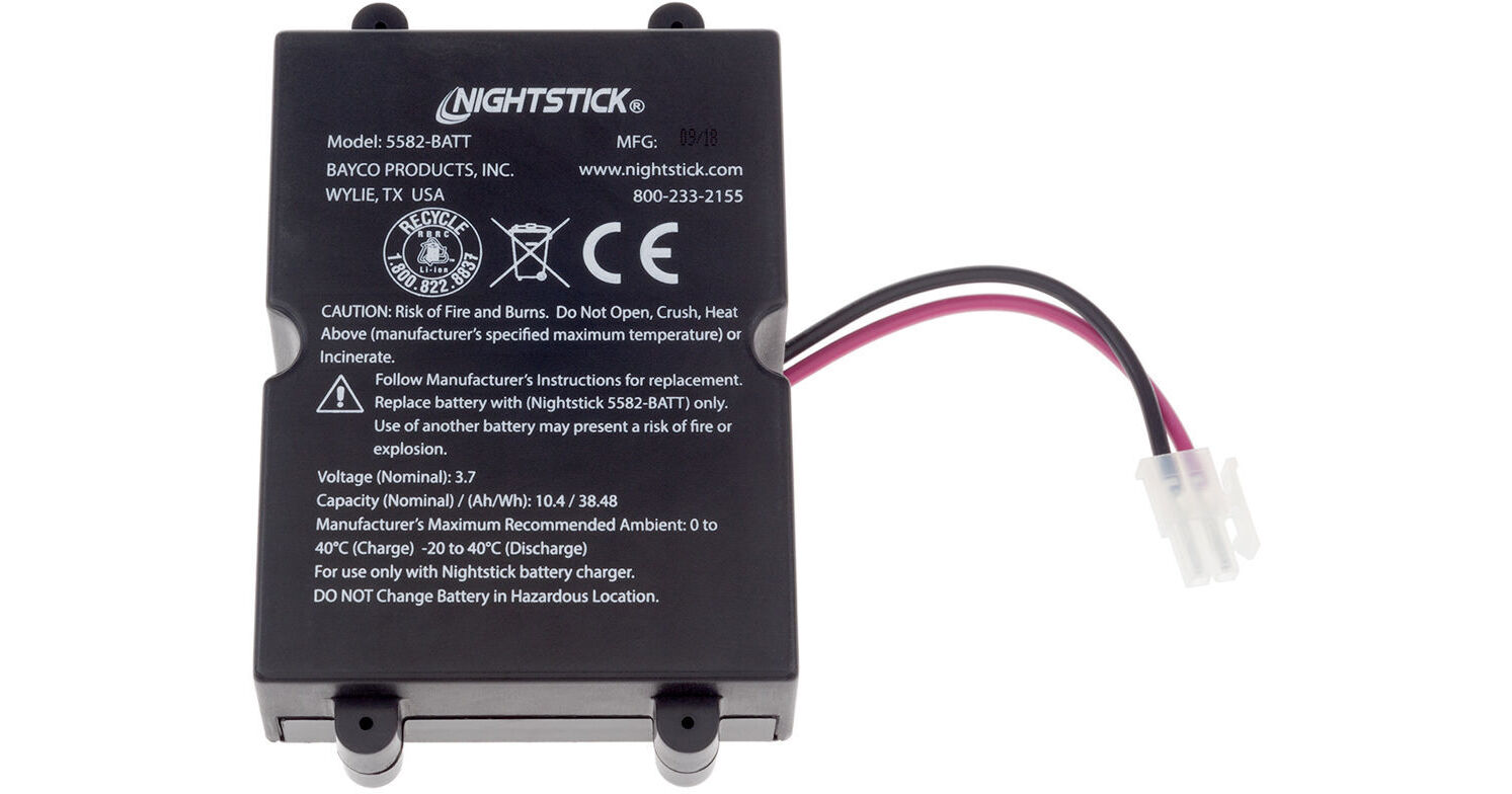 Nightstick Rechargeable Lithium-Ion Battery 5582-BATT B&H Photo