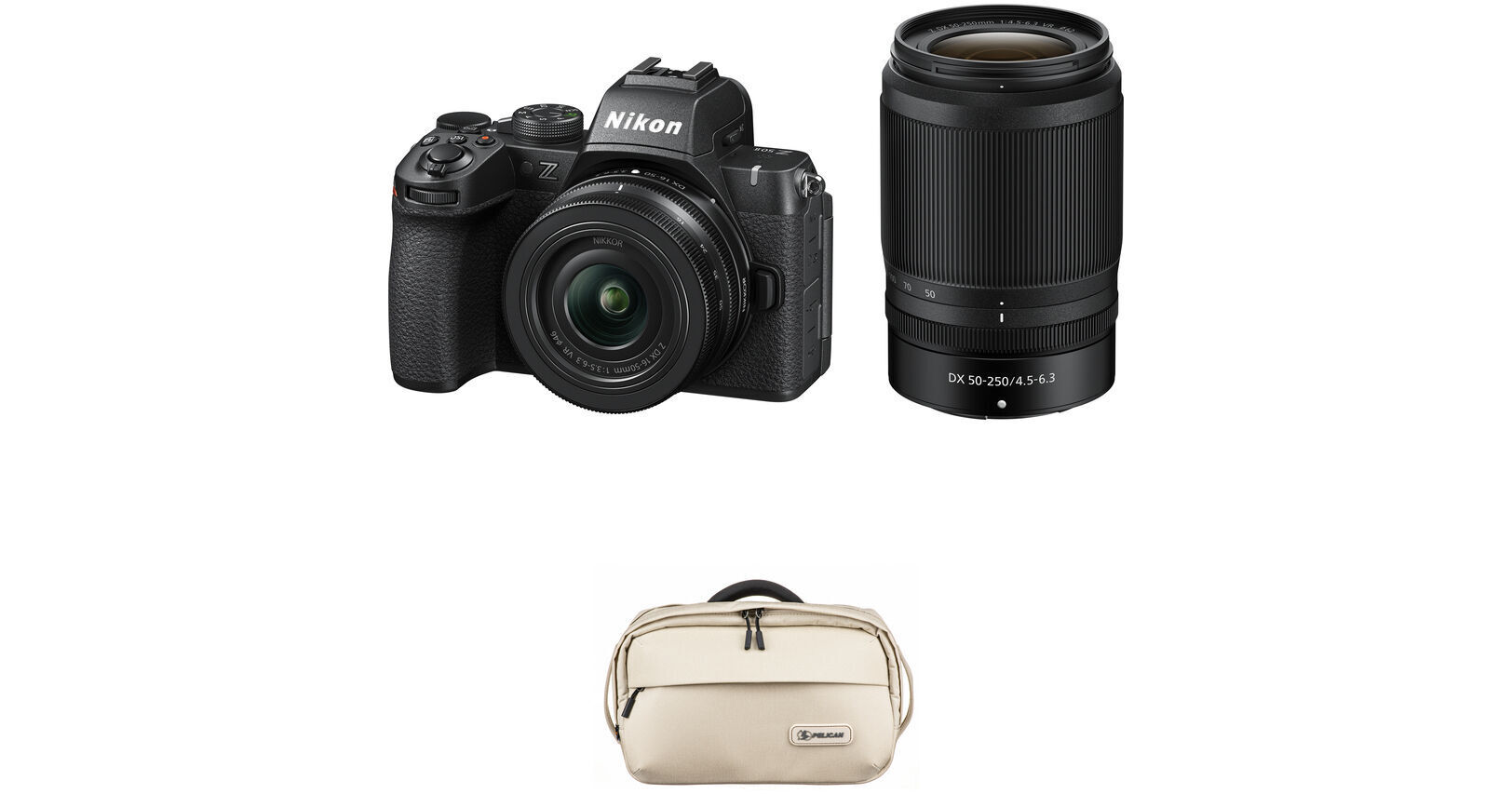 Nikon Z50 II Mirrorless Camera with 16-50mm and 50-250mm Lenses
