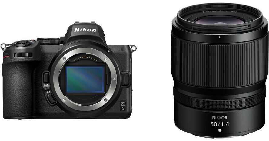 Nikon Z5 Mirrorless Camera with 50mm f/1.4 Lens Kit B&H Photo