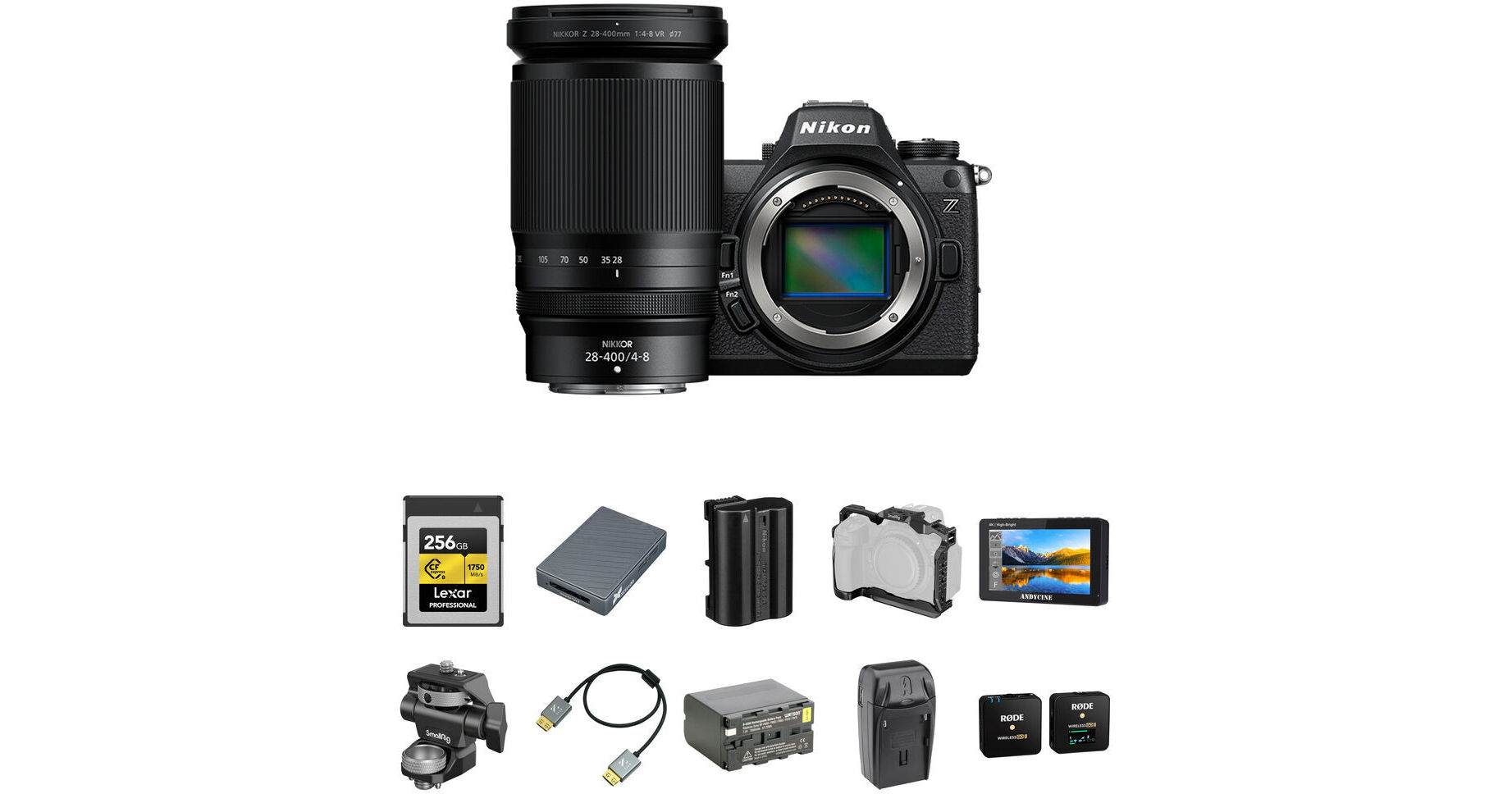 Nikon Z6 III Mirrorless Camera with 28-400mm f/4-8 Lens and
