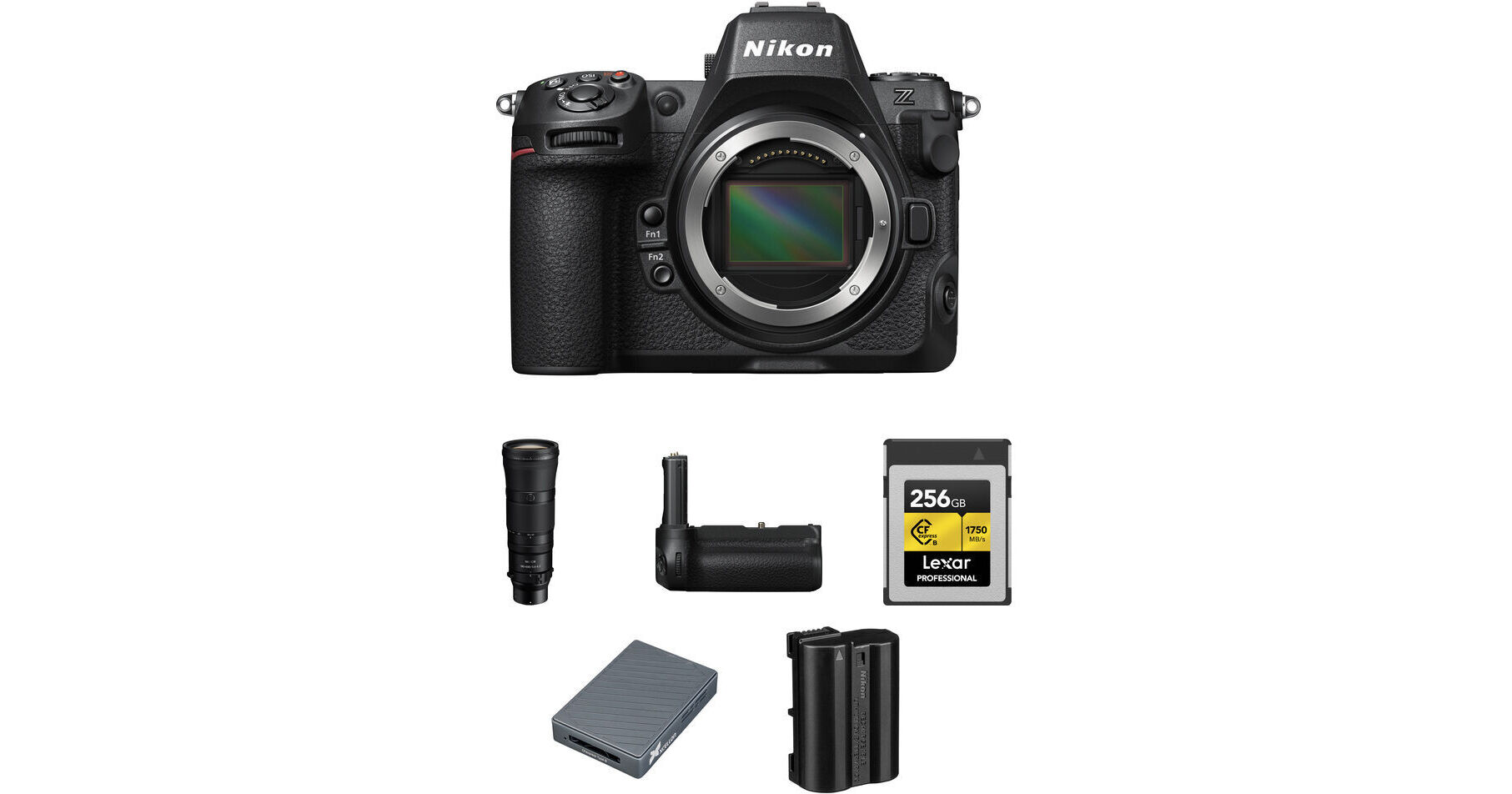 Nikon Z8 Mirrorless Camera with 180-600mm f/5.6-6.3 Lens and