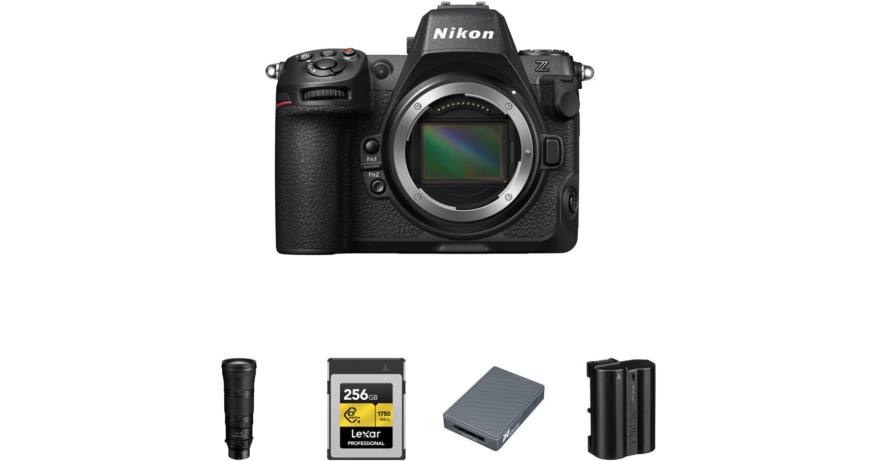 Nikon Z8 Mirrorless Camera with 180-600mm f/5.6-6.3 Lens and