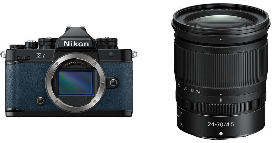 Nikon Zf Mirrorless Camera with 24-70mm f/4 Lens Kit (Blue) B&H