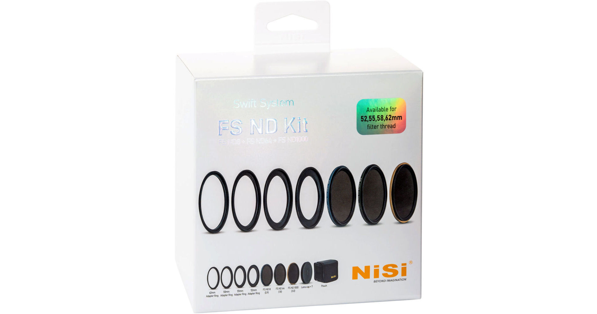 NiSi Swift FS ND Filter Kit (62mm) NIR-FSNDSWIFT-KIT62 B&H Photo