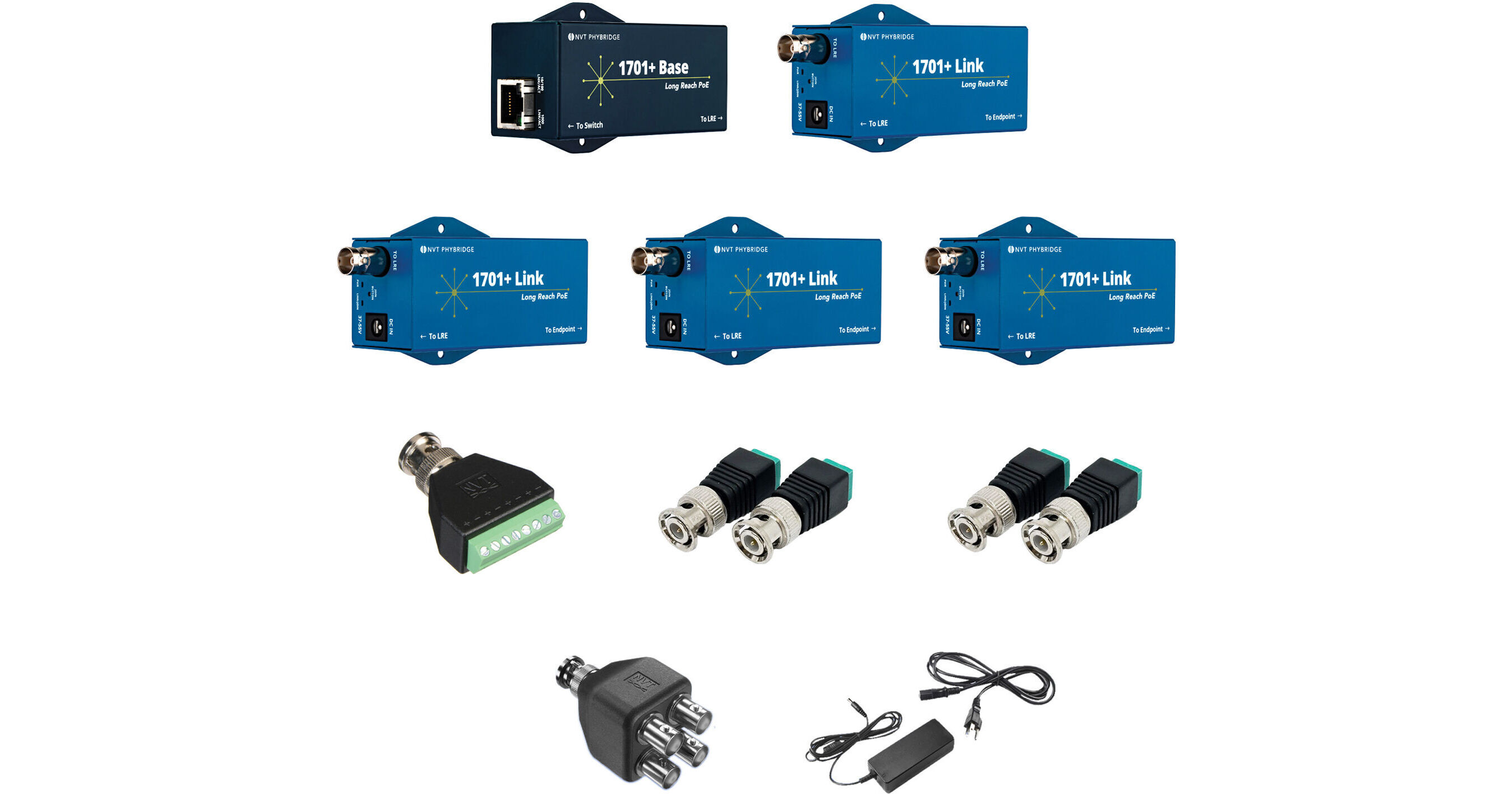 NVT Phybridge NV-EC1701PLS-K4H 1701+ Extender Kit