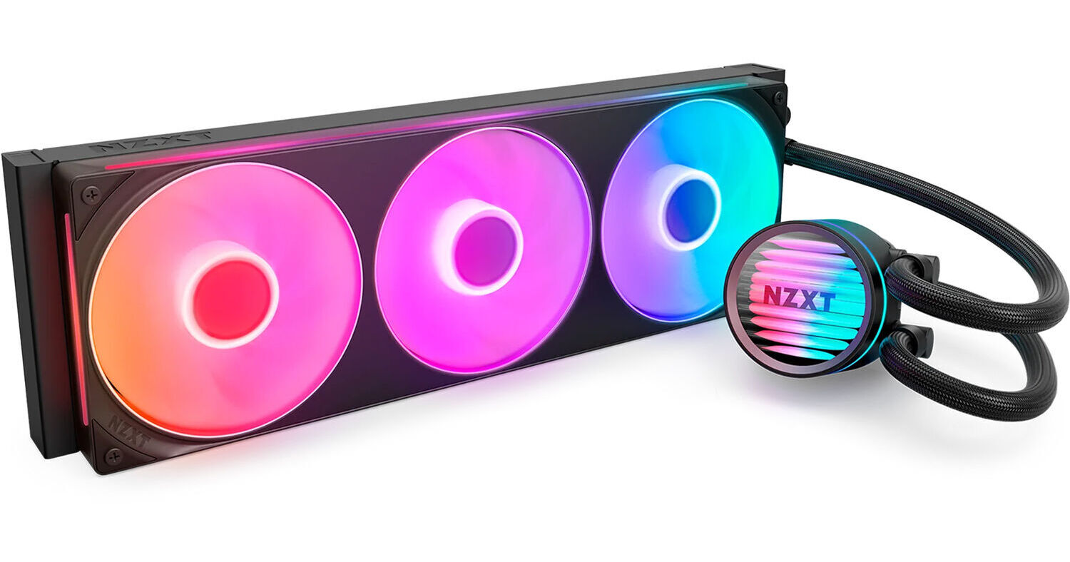 NZXT Kraken Core 360 RGB AIO Liquid CPU Cooler RL-KR36C-B1 B&H
