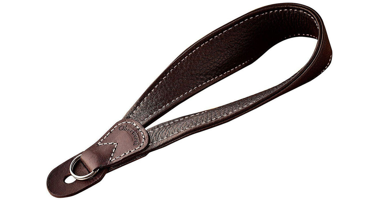 Oberwerth Isar Camera Hand Strap (Brown/White) IR-LDW B&H Photo