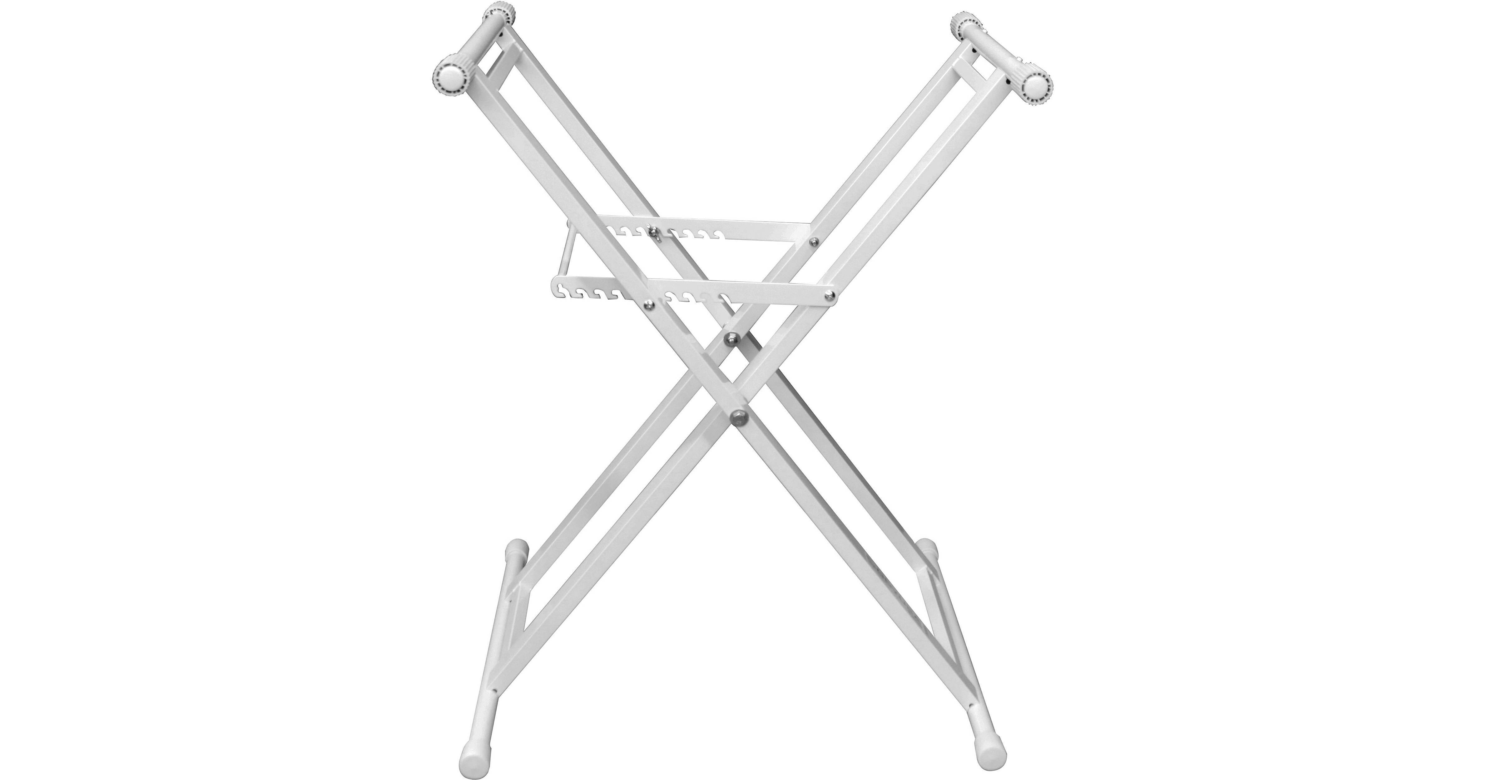 Odyssey Heavy-Duty X Stand for DJ Coffins (White) LTBXSWHT B&H