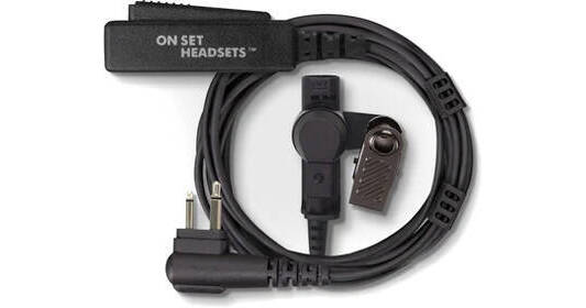 ON SET HEADSETS FilmPRO Headset (Black, ICOM) OSH-FP-BLK-ICOM