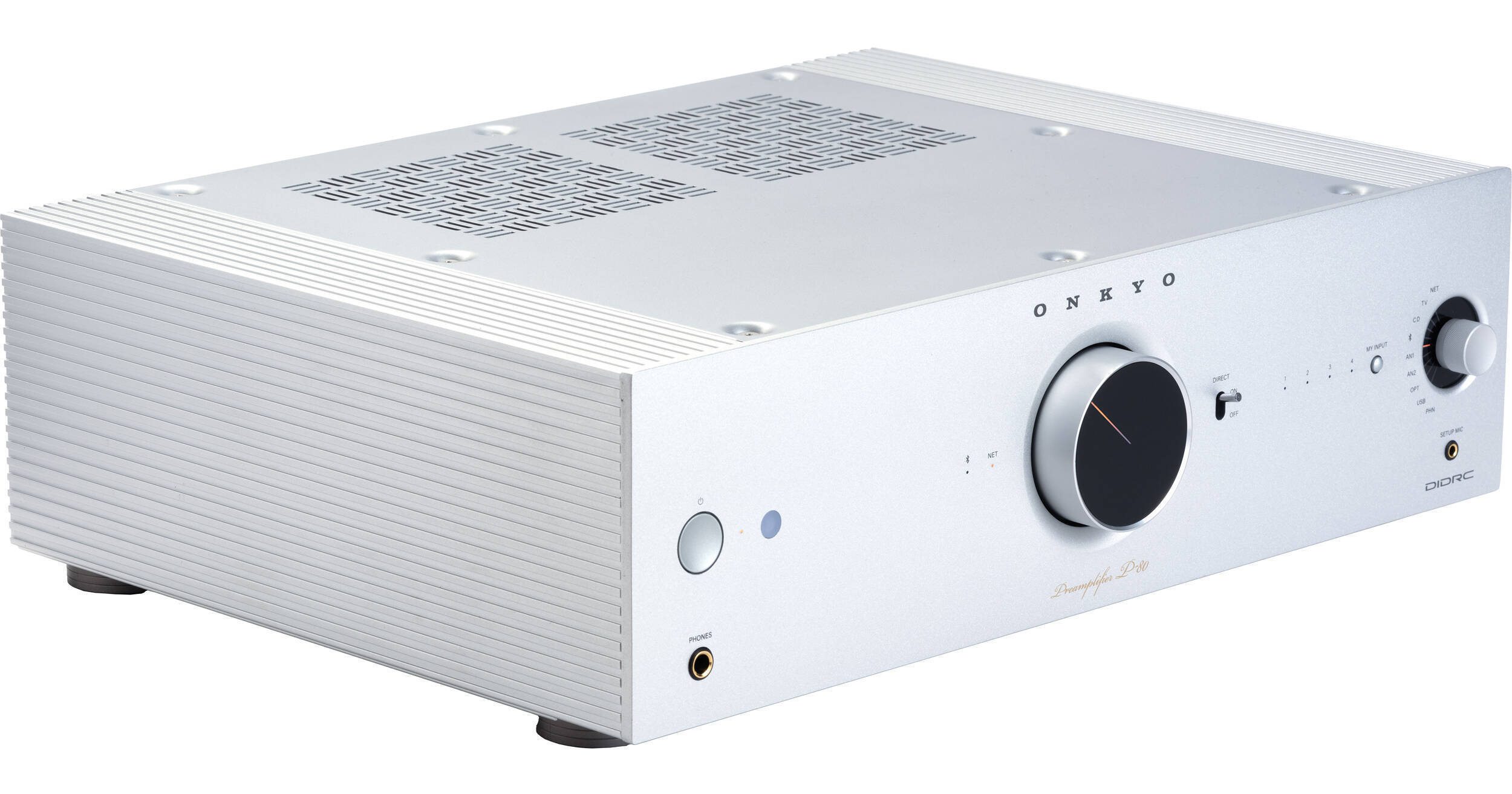 Onkyo Icon P-80 2-Channel Network Preamplifier (Silver) ICON