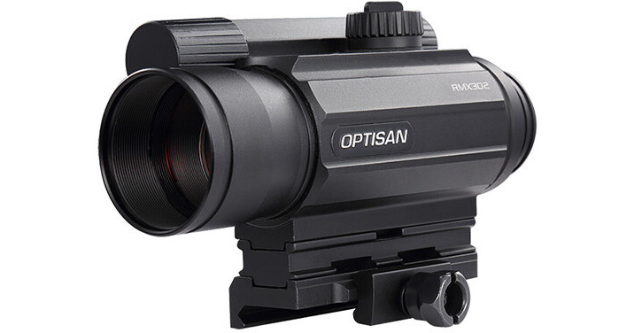 Optisan RMX302 1x30 Red Dot Sight (3 MOA Reticle) 37573 B&H