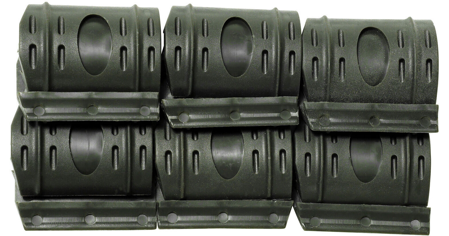 Osprey Global Rubber Rail Cover (OD Green, 12-Pack) RRC-OSP-GRN