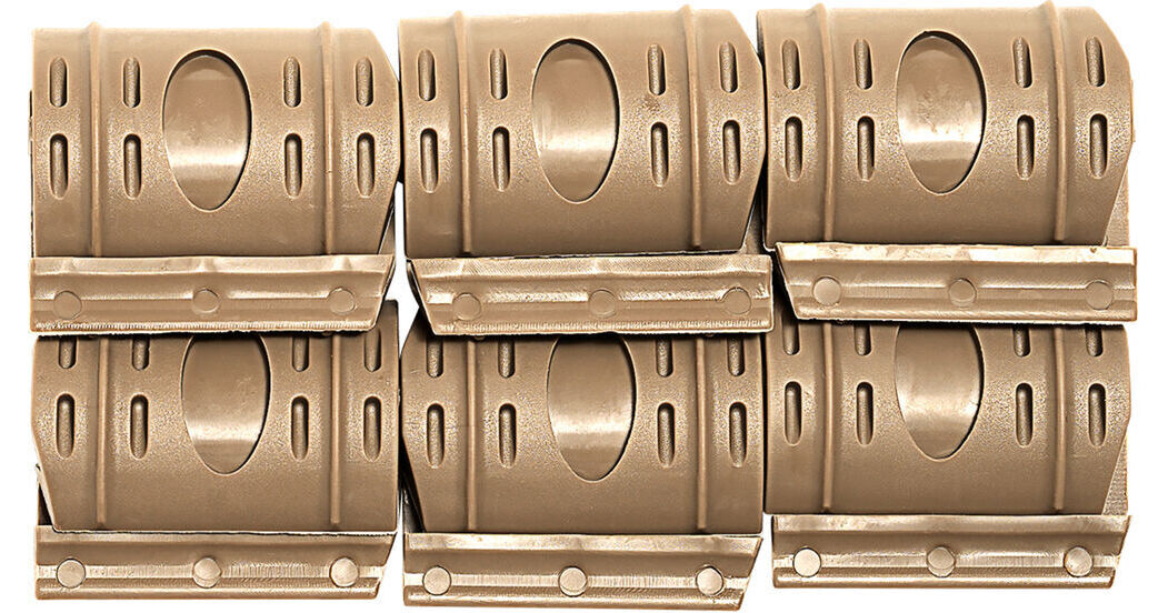 Osprey Global Rubber Rail Cover (Tan, 12-Pack) RRC-OSP-TAN B&H