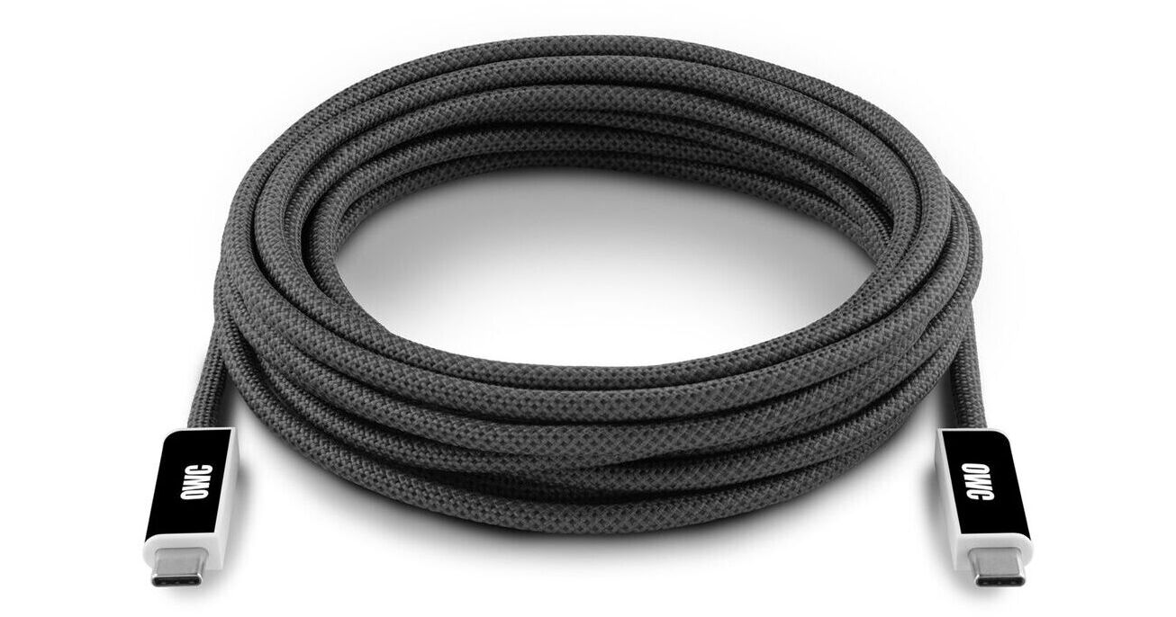 OWC USB4 USB-C Active Optical Cable (15') OWCCBLUS4A04.5M B&H