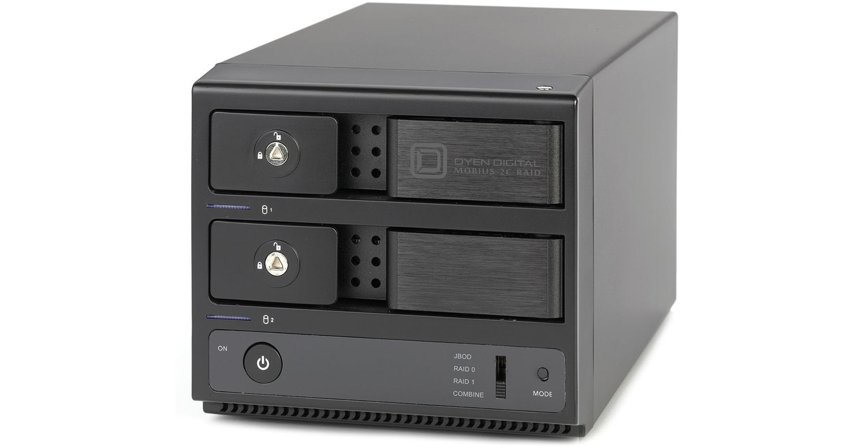Oyen Digital Mobius 2C 60TB 2-Bay USB 3.2 Gen 2 RAID 3R2C-60T