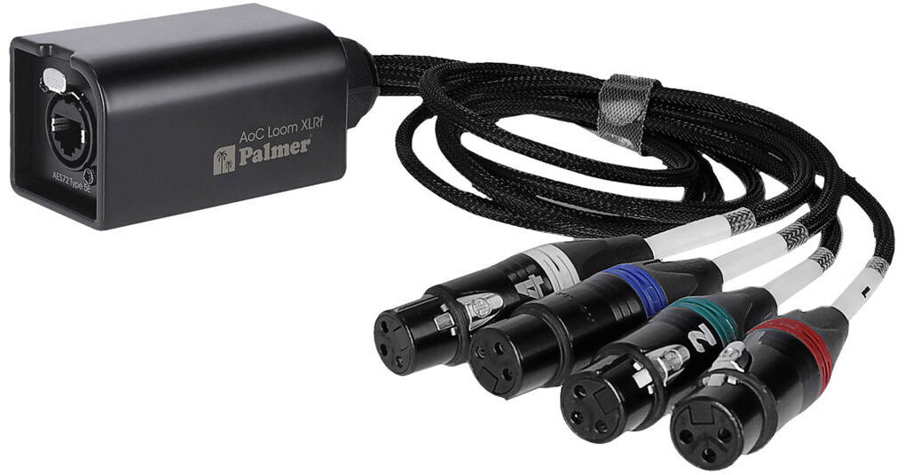 Palmer Audio over Cat Loom (etherCON to 4 x XLR Female)