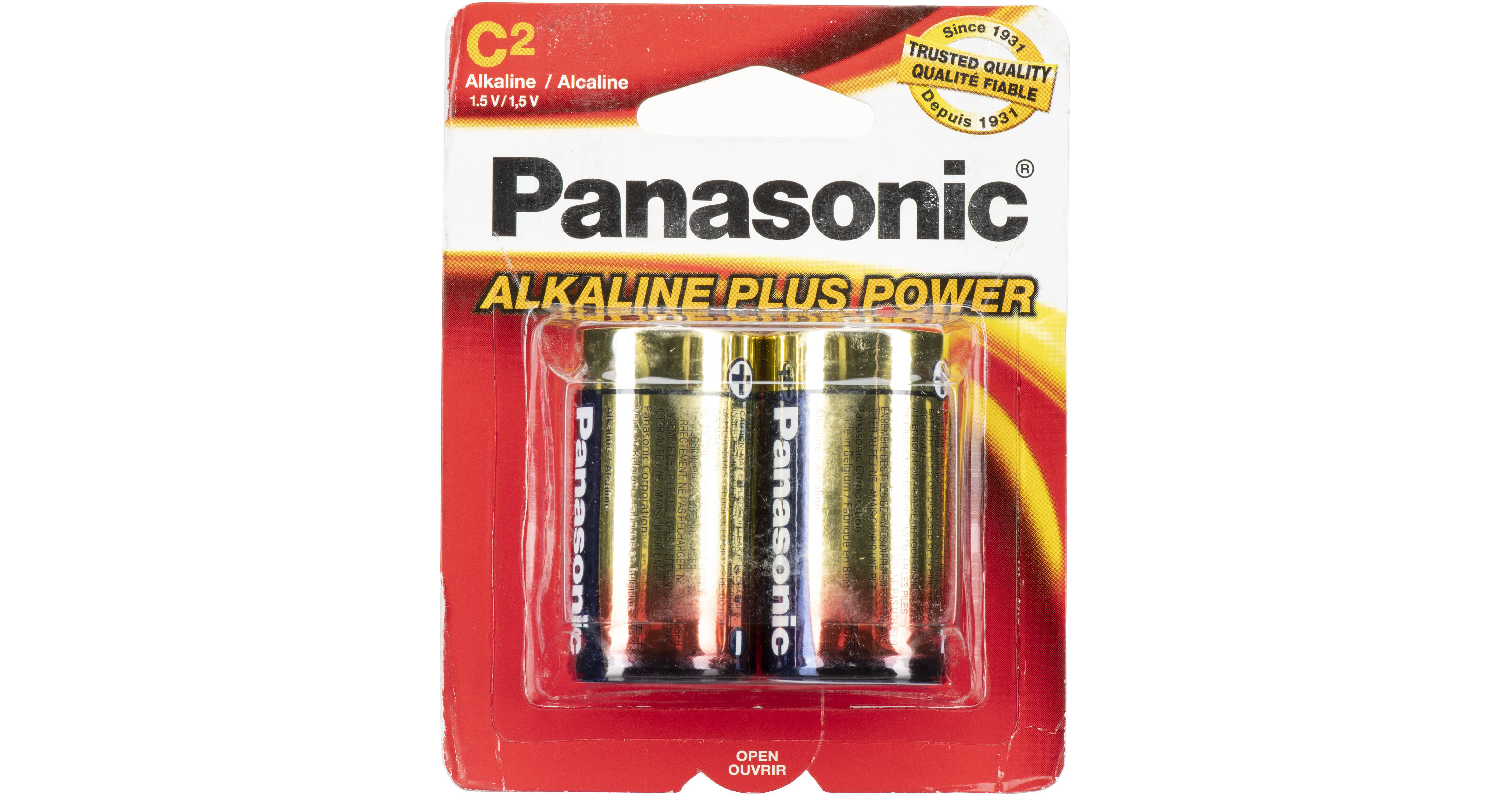 Panasonic Alkaline Plus Power C Batteries (2-Pack) AM-2PA/2B B&H