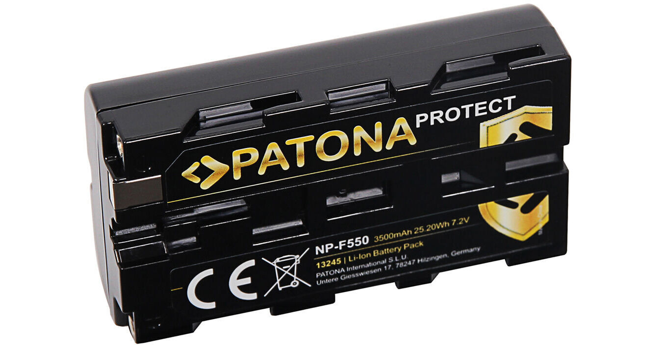 PATONA Protect NP-F550 Battery (25.2Wh) 13245 B&H Photo Video