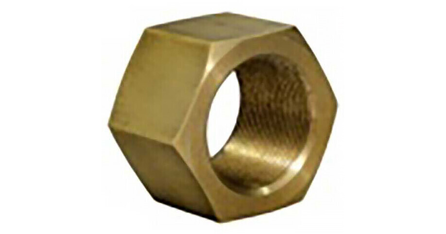 Patton FiberPlex Waveguide Coupling Nut Brass (1" Thick) WCN-6