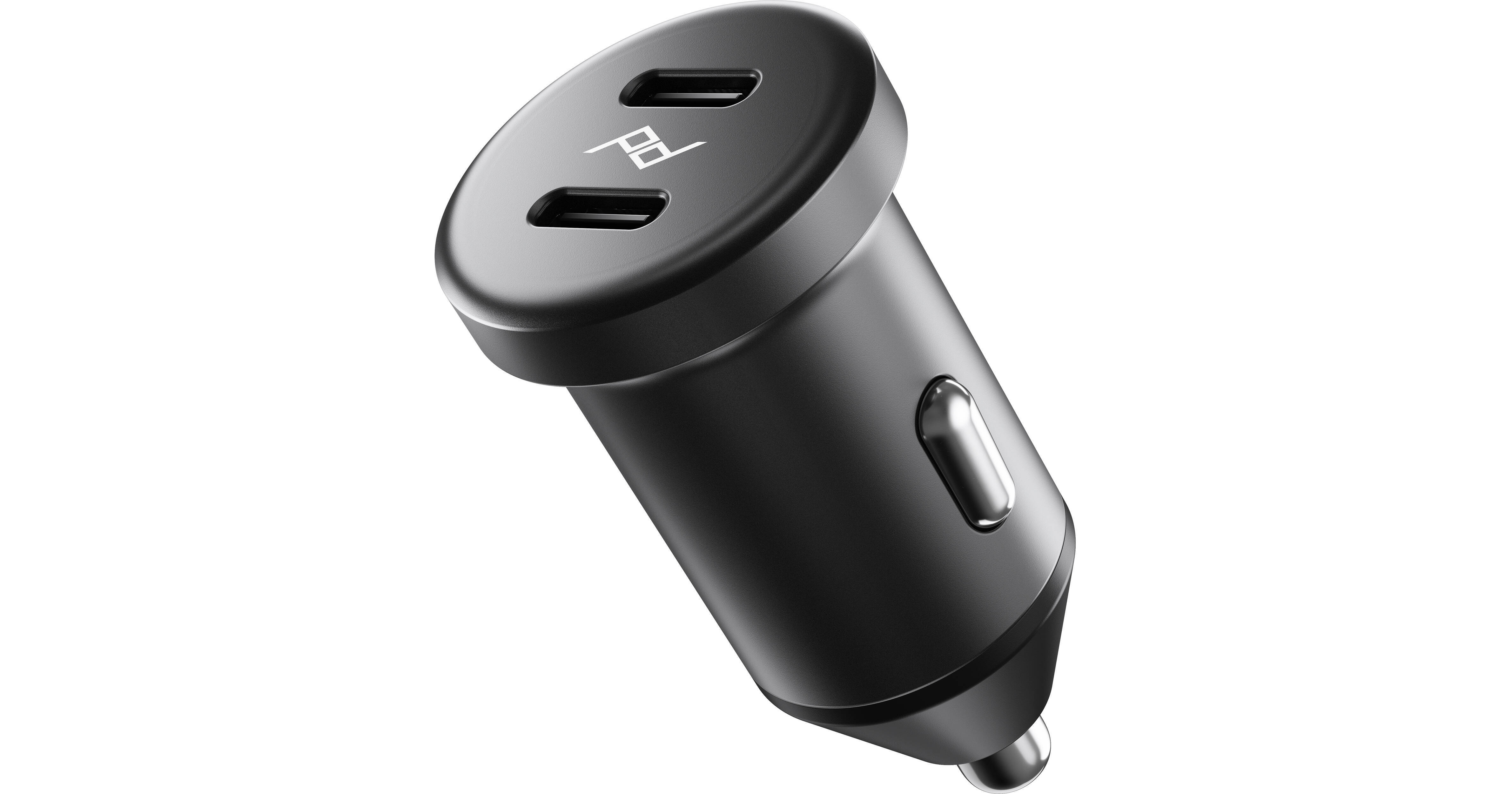 Peak Design Dual USB-C Car Power Adapter M-CPA-BK-AA-2 B&H Photo